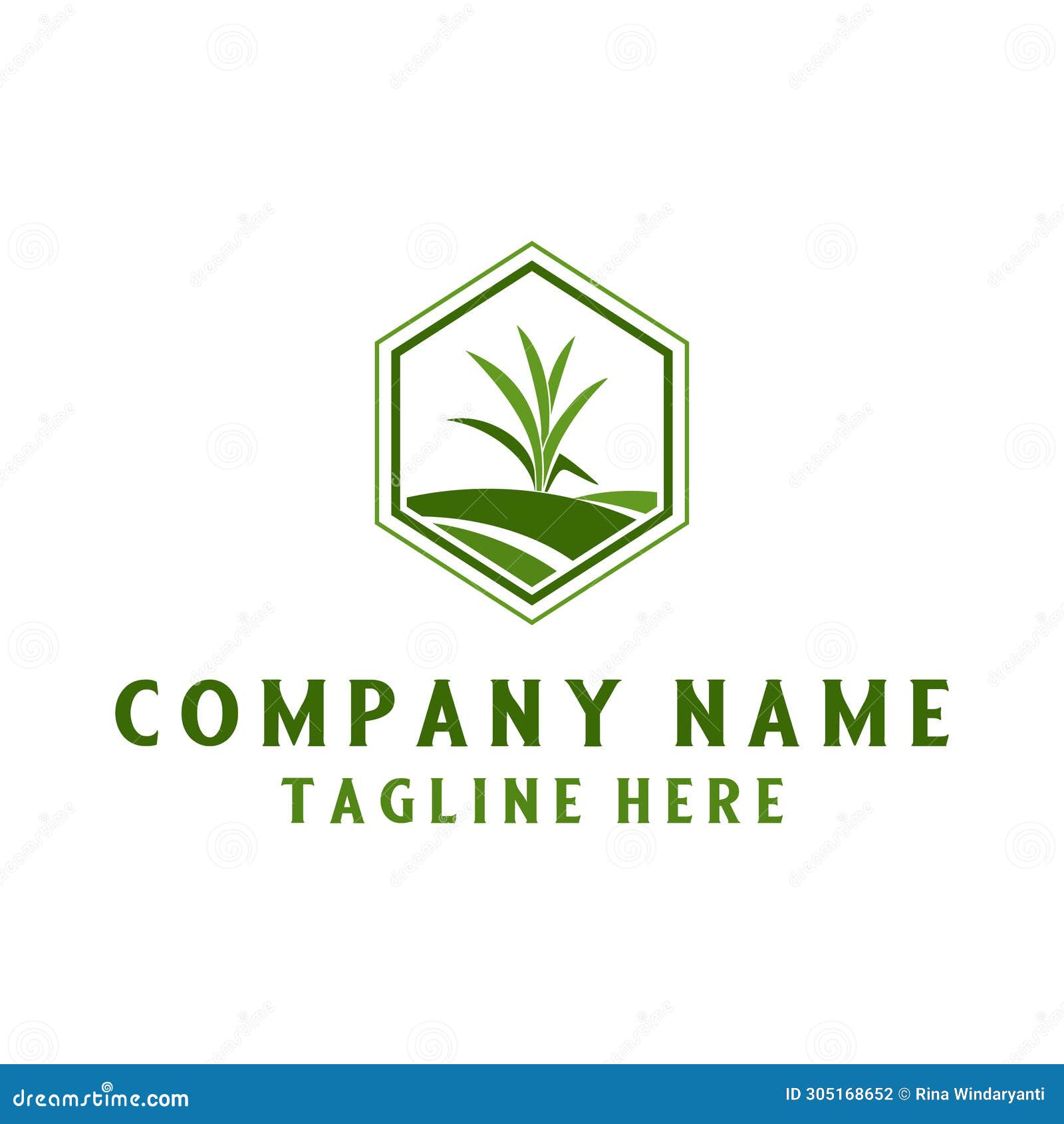 Agriculture Logo. Agricultural Land with Plant Seeds Symbols Farmer ...