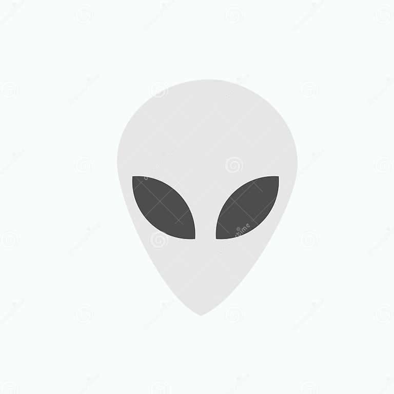 Alien Icon. Extra Terrestrial Symbol - Vector. Basic RGB. Stock ...
