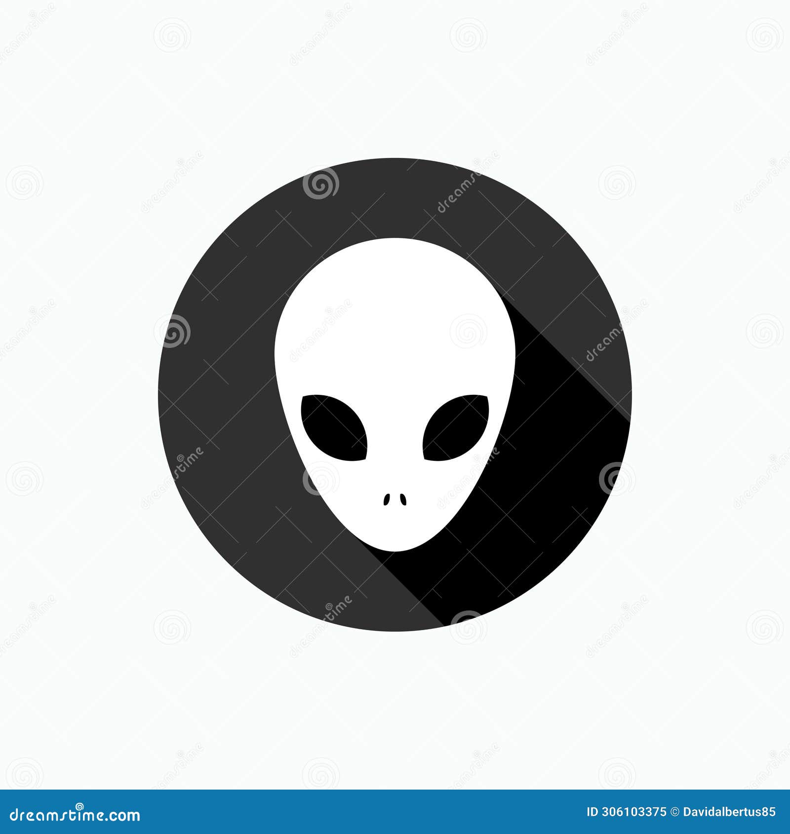 Alien Icon. Extra Terrestrial Symbol - Vector. Basic RGB. Stock ...