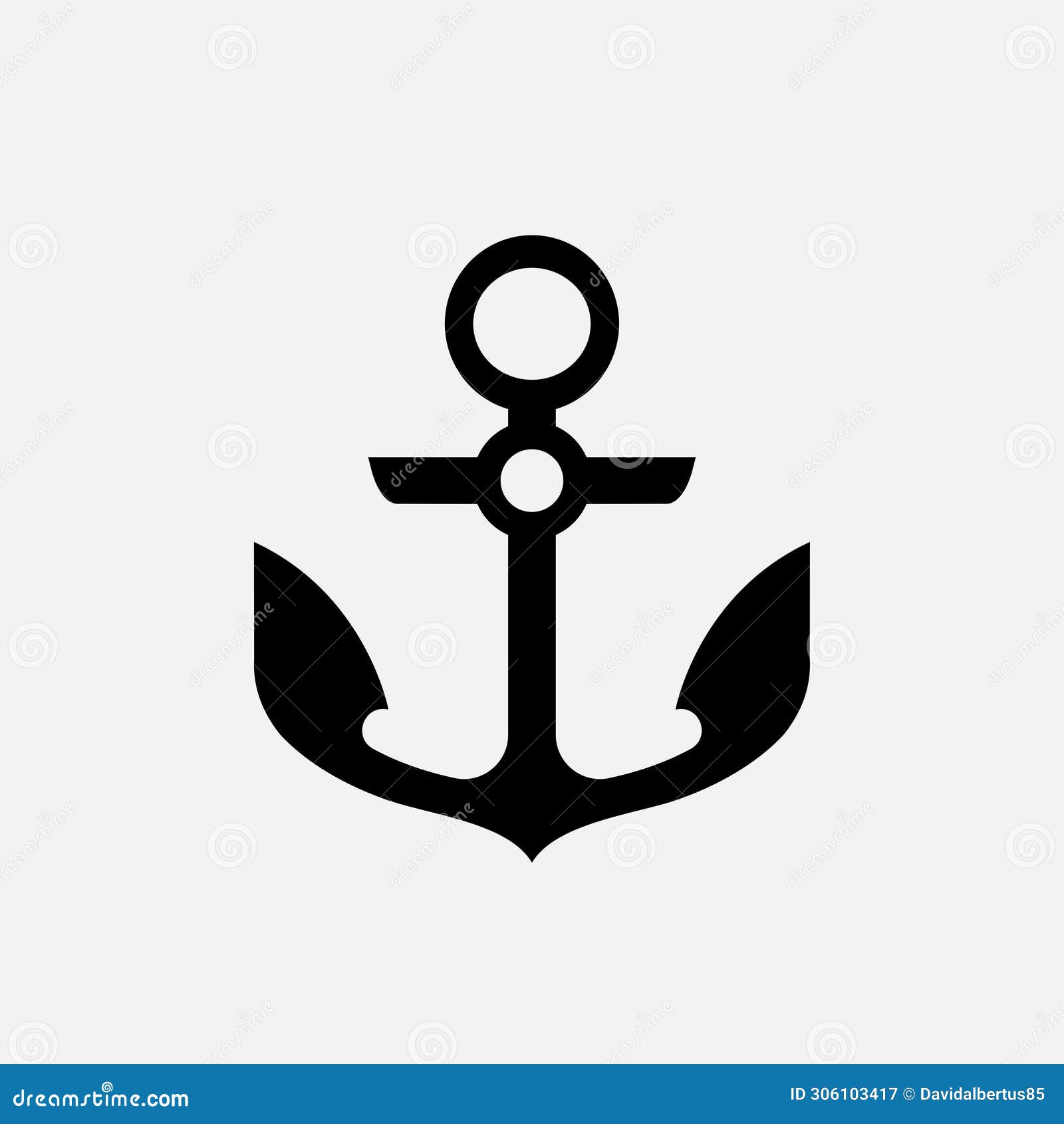 Anchor Icon. Sailor S Symbol - Vector Logo Template. RGB Basic. Stock ...