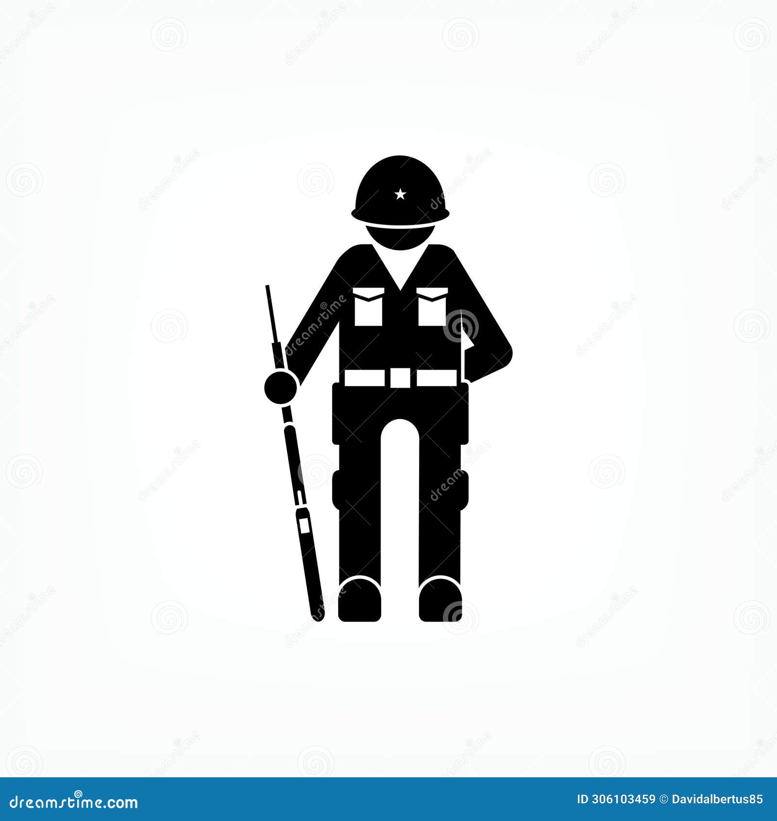 Army Icon. Troops, Guard. Soldier Symbol Stock Illustration ...