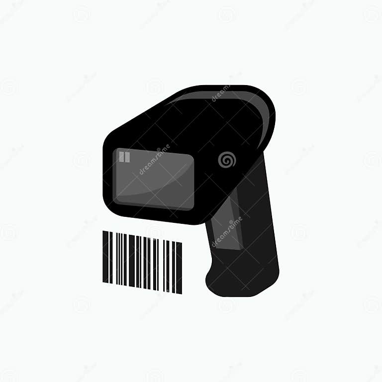 Barcode Reader Icon. Identification Tool Symbol - Vector. Basic RGB ...