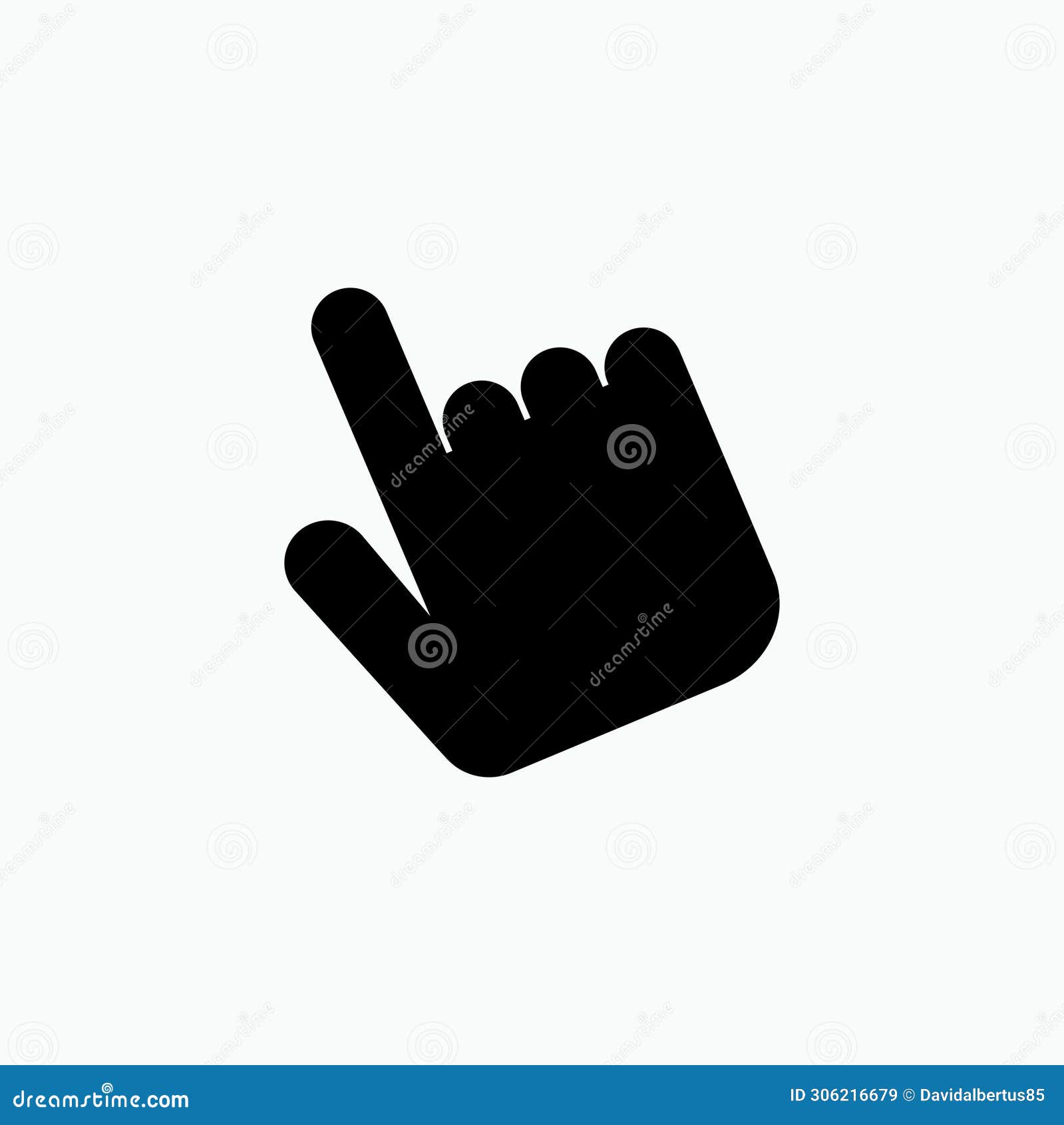 Click Icon. Cursor, Pointer Symbol - Vector. Basic RGB. Stock ...