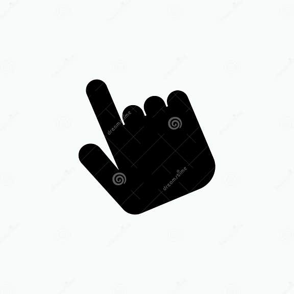 Click Icon. Cursor, Pointer Symbol - Vector. Basic RGB. Stock ...