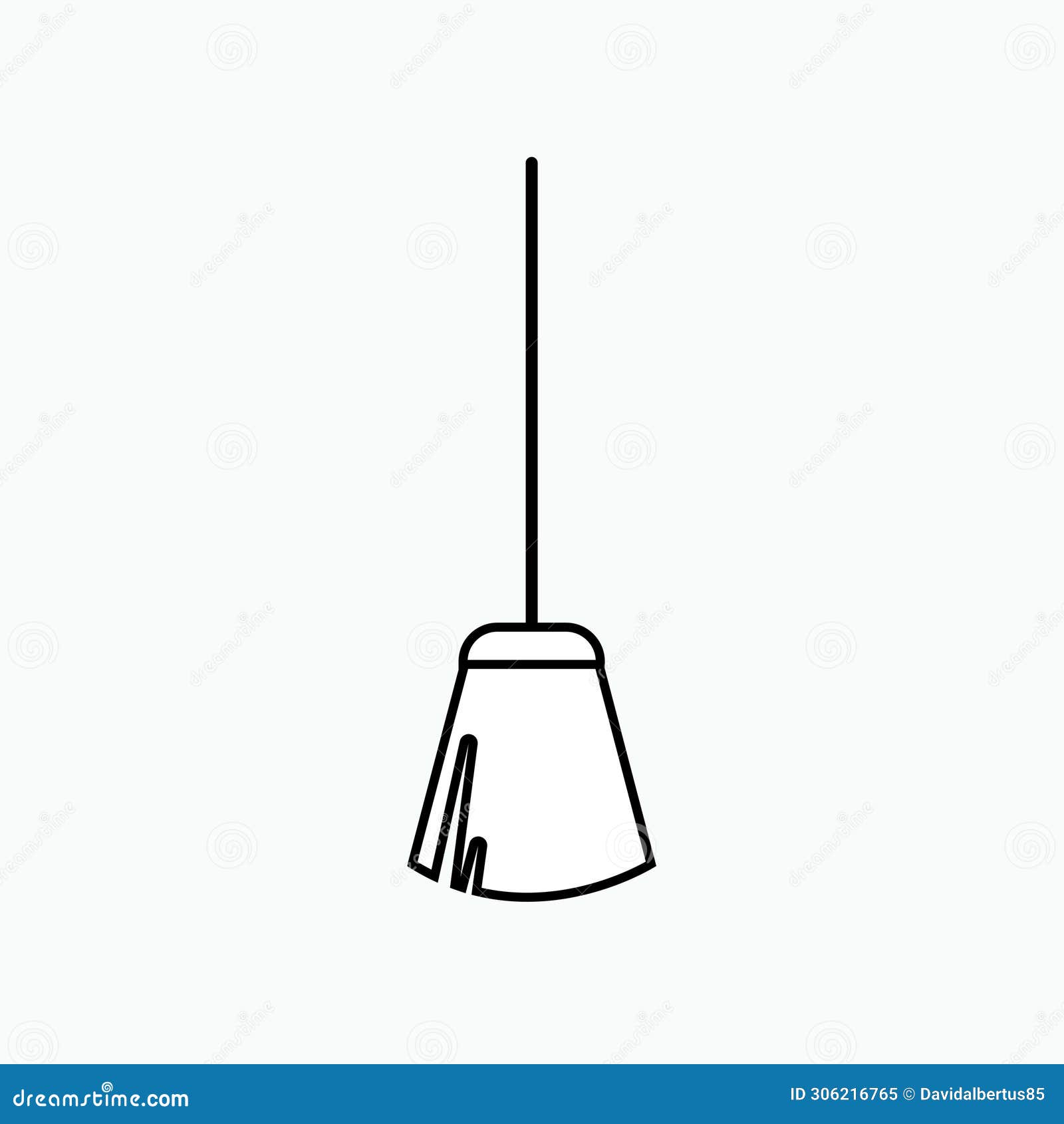 Broom Icon. Household Equipment Symbol – Vector. Basic RGB. Stock ...