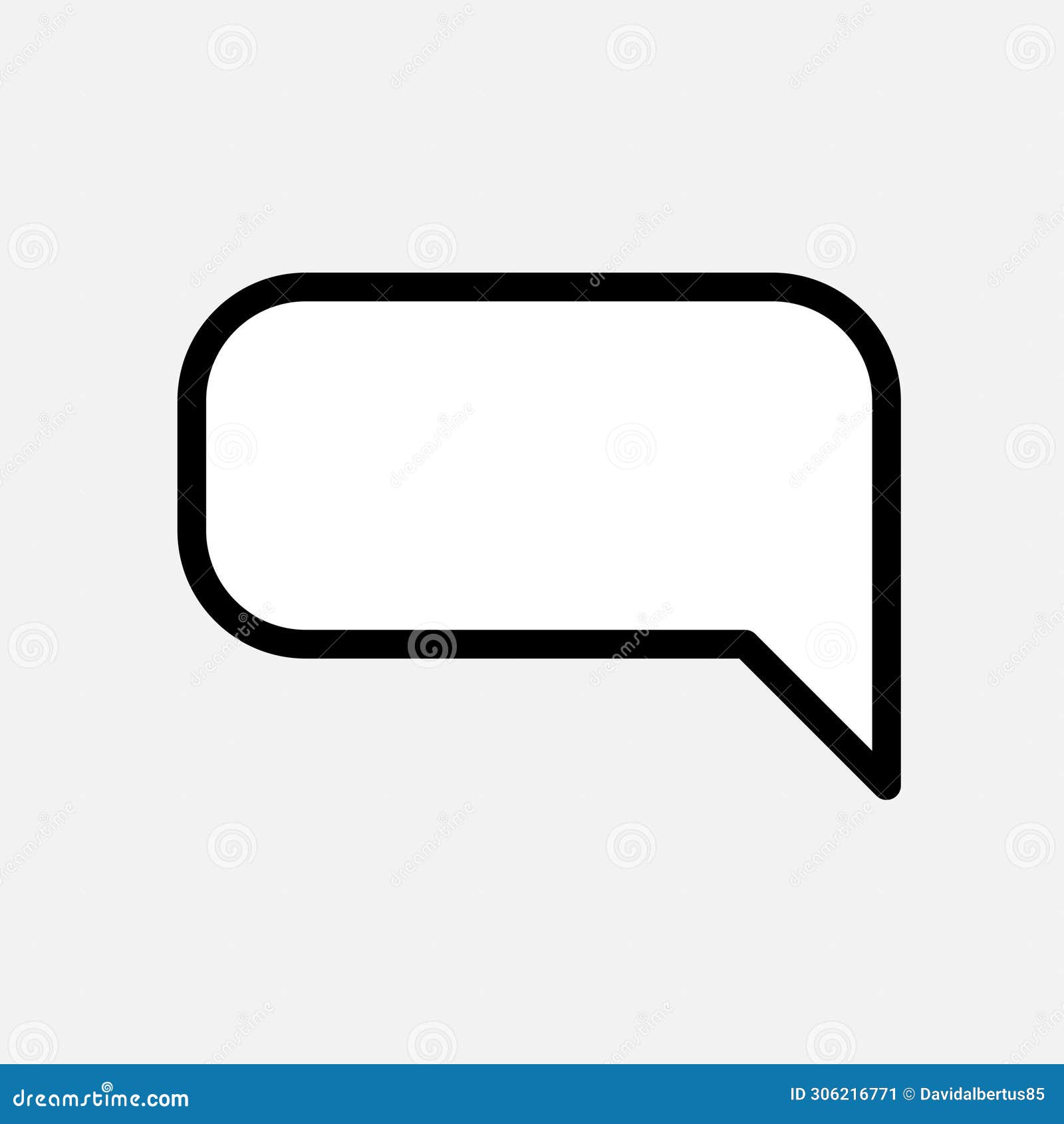 Bubble Speech Icon. Universal Interface Element, Sign and Symbol ...