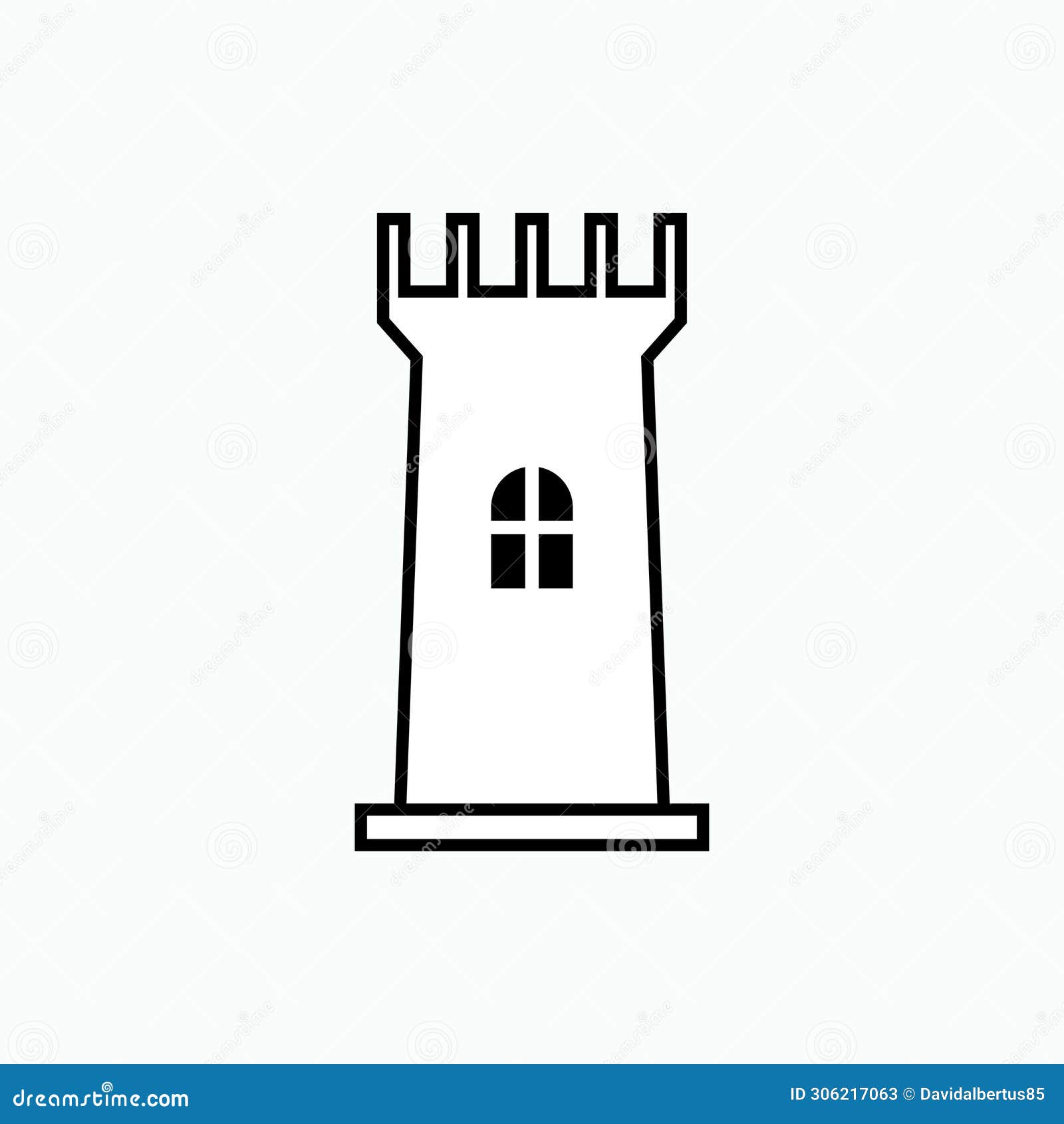 Chess Castle Icon. Strategy, Tactics Symbol. Basic RGB Stock ...