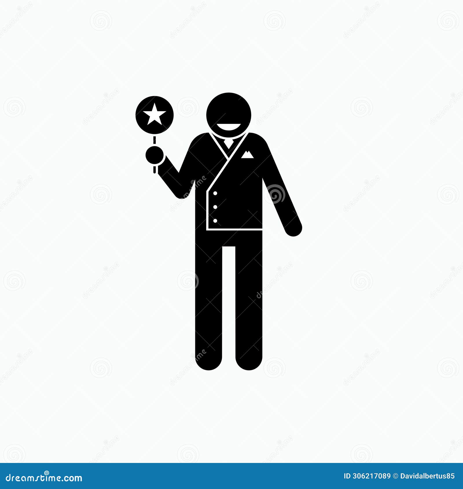 Celebrity Icon. Popular Person Symbol - Vector. Basic RGB Stock ...