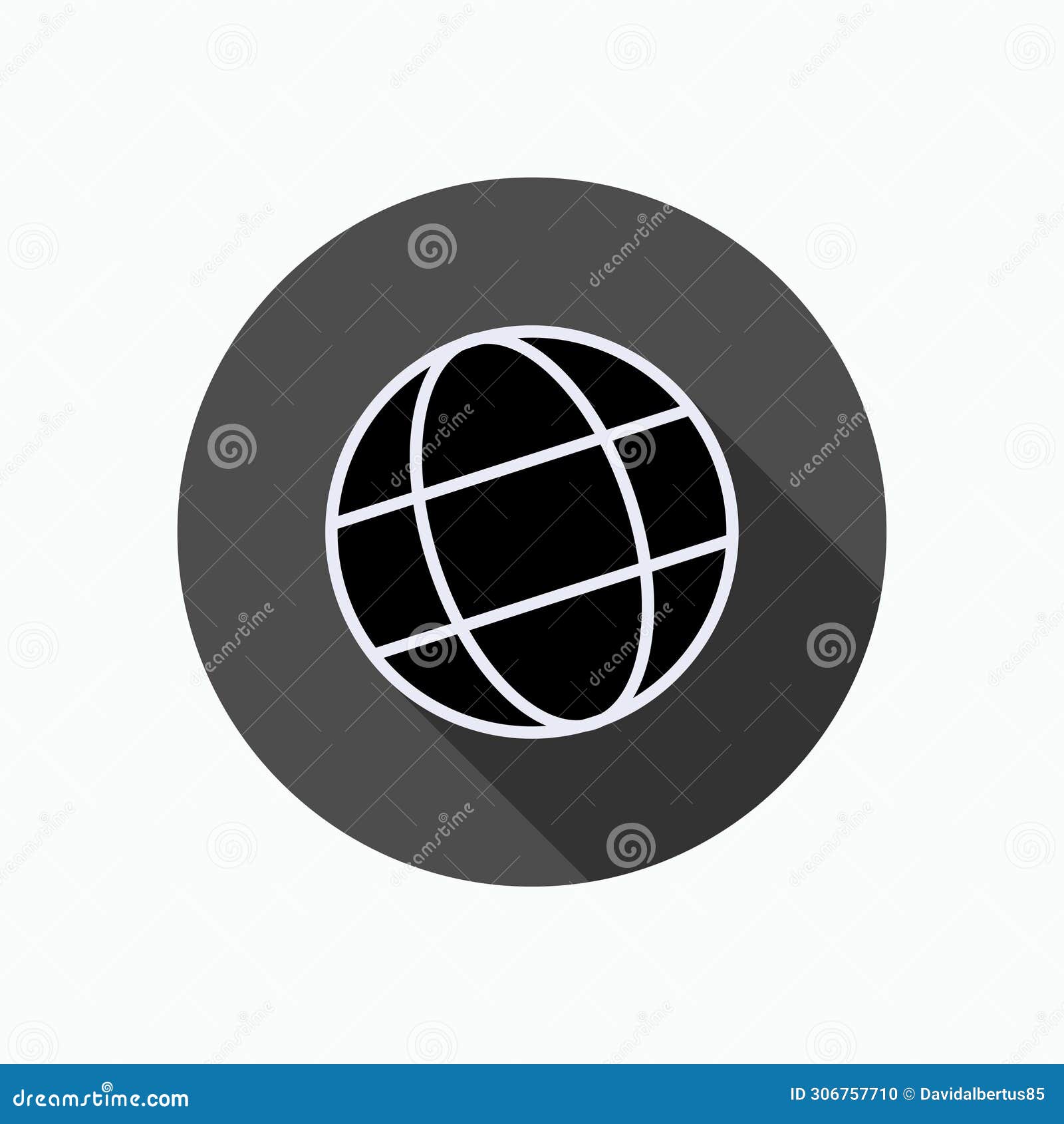 World Icon. Globe, Earth Symbol - Vector. Basic RGB. Stock Illustration ...
