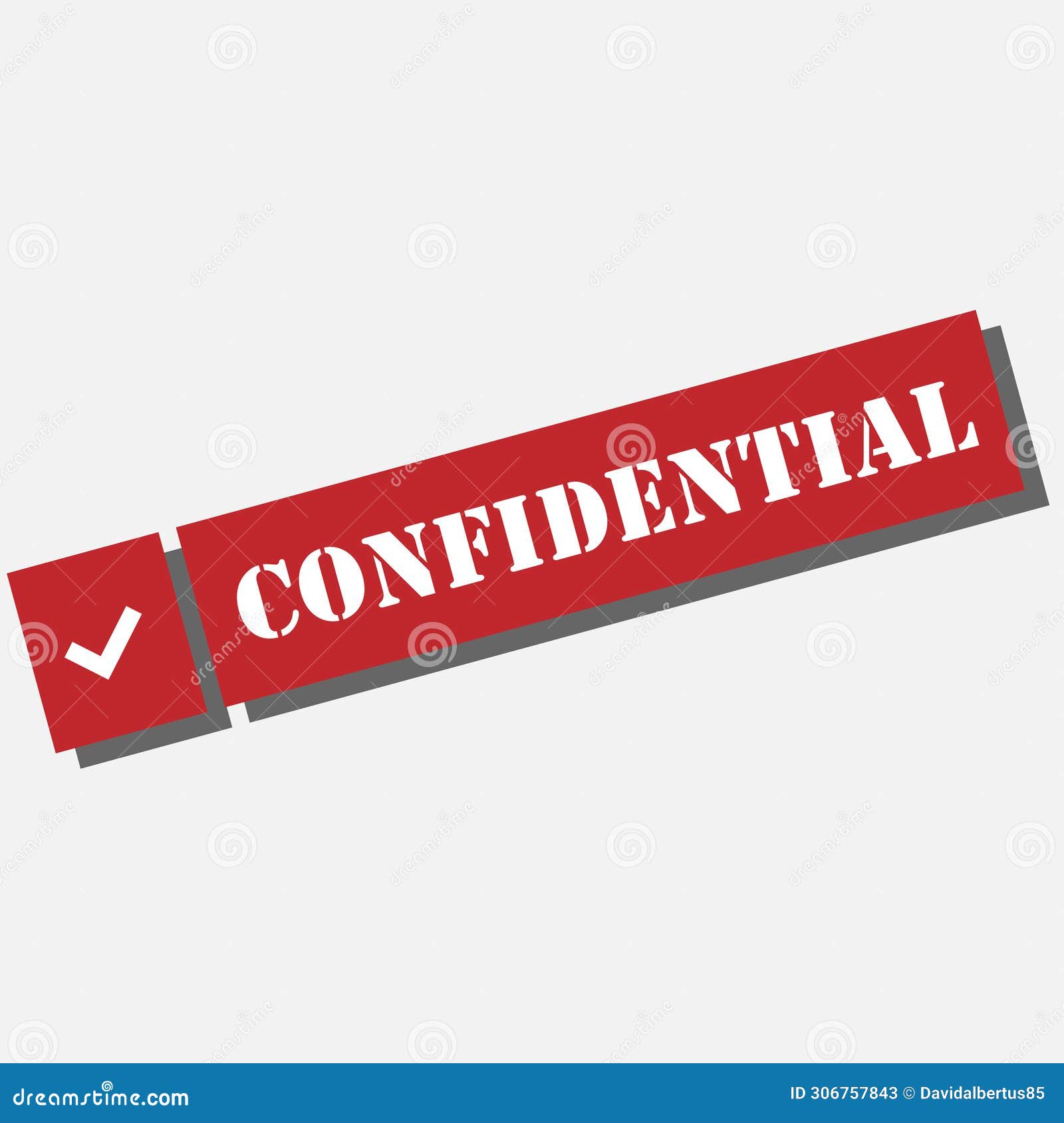 Confidential Stamp - Vector, Text Sign and Symbol Illustration. Stock ...