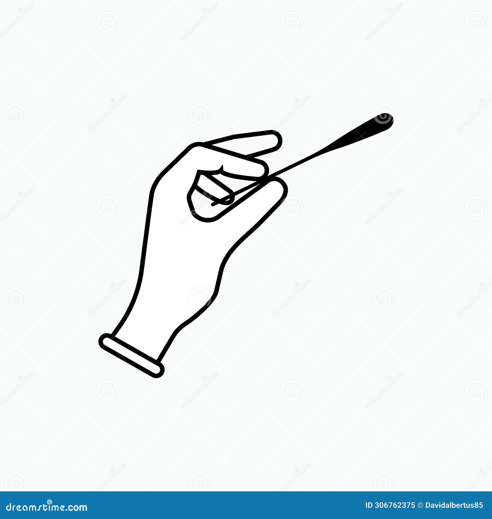 Swab Test Icon. Laboratory Analysis Symbol - Vector. Basic RGB. Stock ...