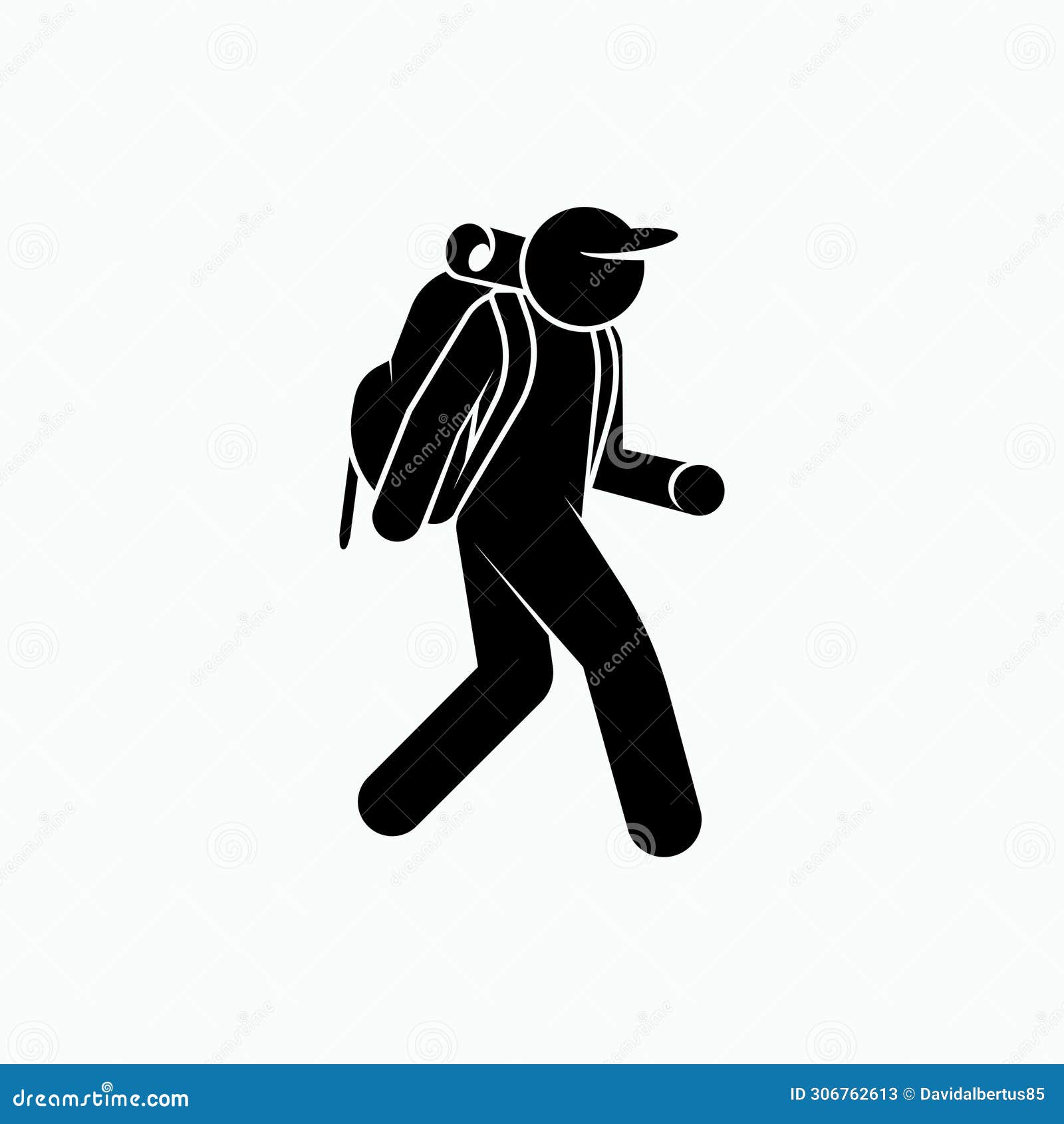 Trip Holiday Icon. Traveler, Journey Symbol - Vector. Basic RGB Stock ...