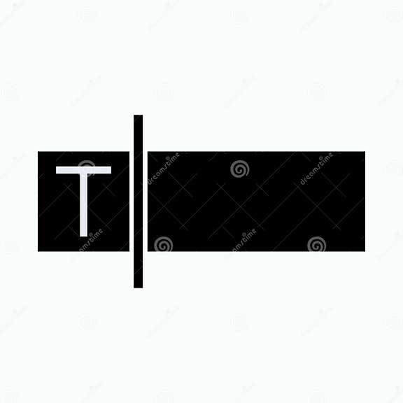 Type Text Here. Dialog Box, Typing Instruction Symbol. Stock ...