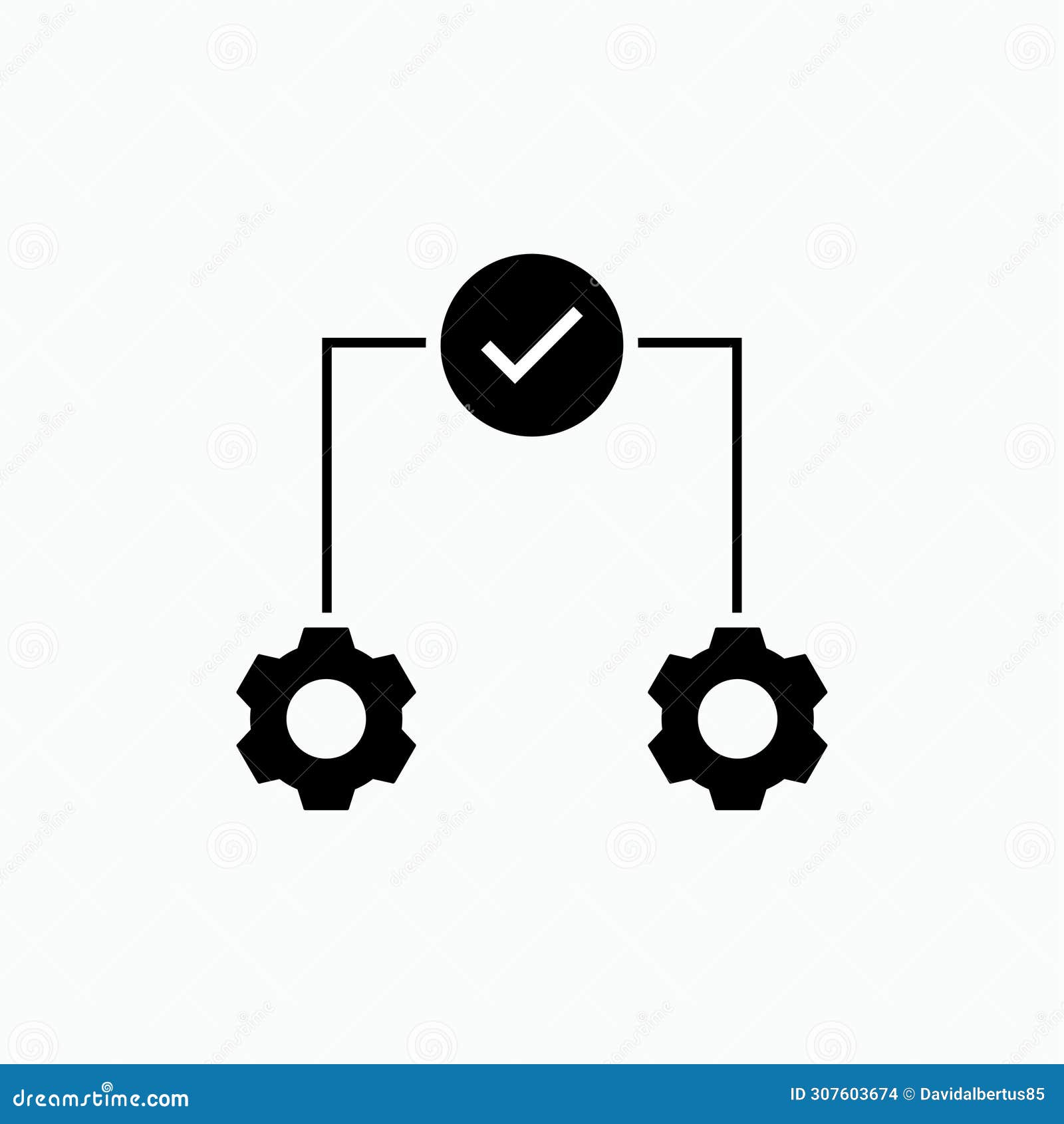 Consistent Icon. Stability, Stable Process Symbol - Vector. Basic RGB ...