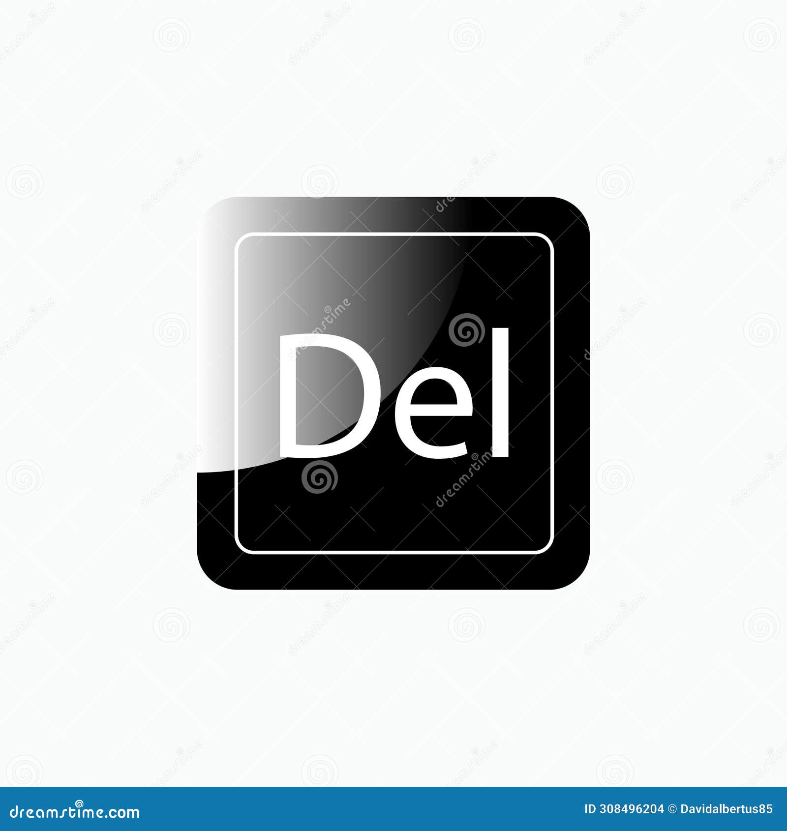 Delete Button Icon. Tuts, Remove. Stock Illustration - Illustration of ...
