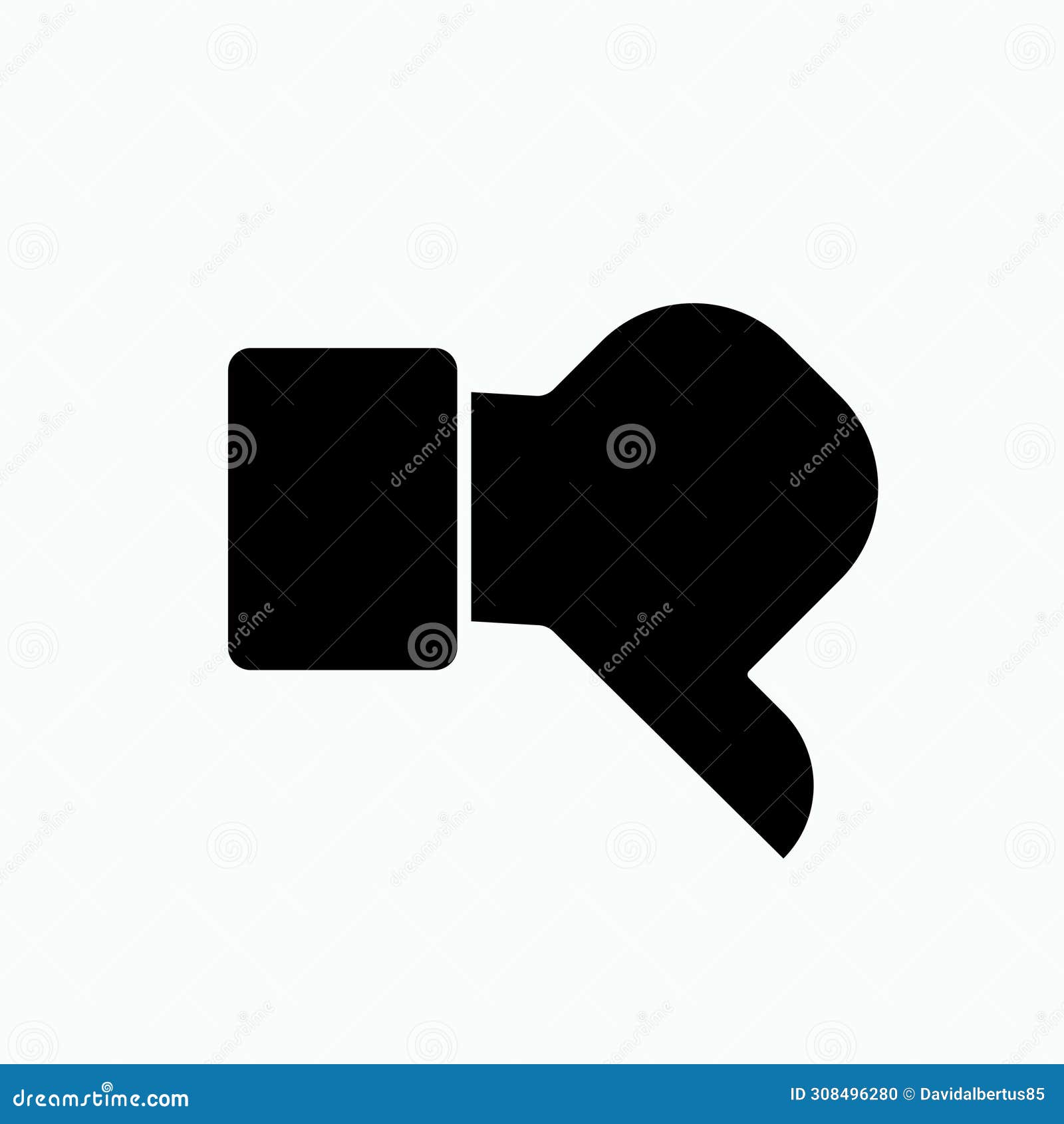 Dislike Icon. Haters, Thumb Down Symbol for Design, Presentation ...