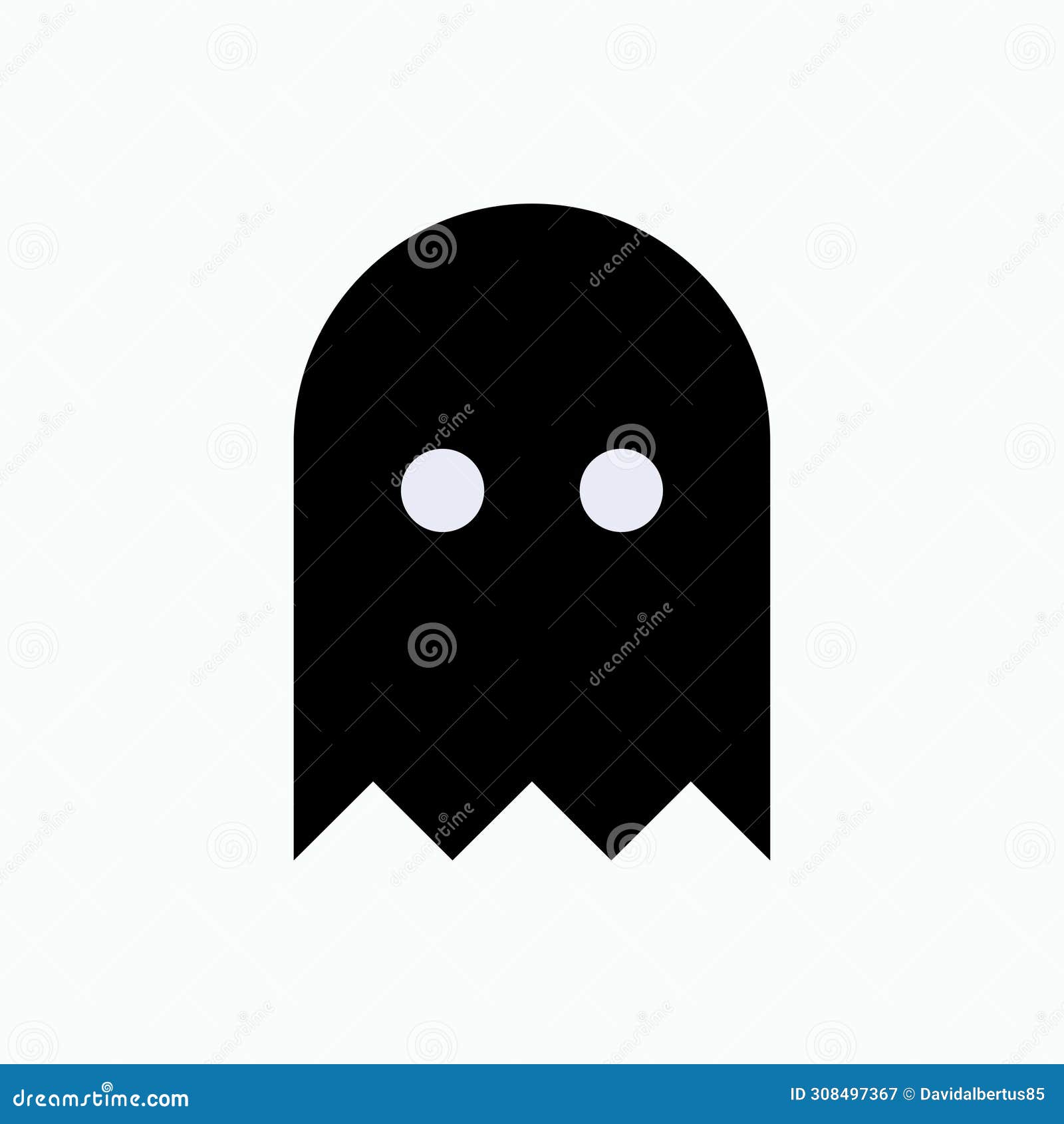 Ghost Icon. Fear, Scary, Horror Symbol. Presented within Glyph Style ...