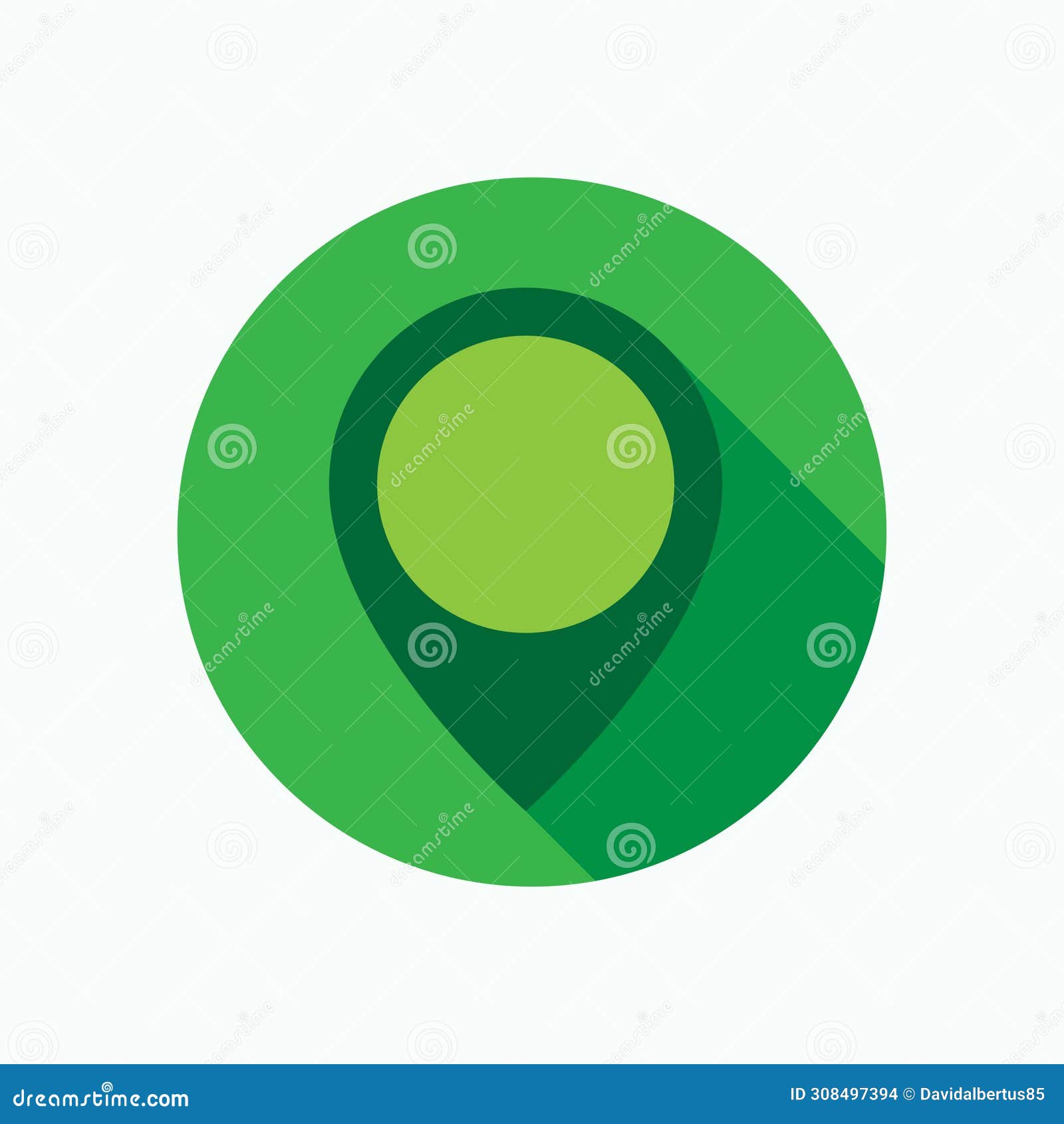 Green Pin Location. Marking, Position Icon - Vector. Stock Illustration ...