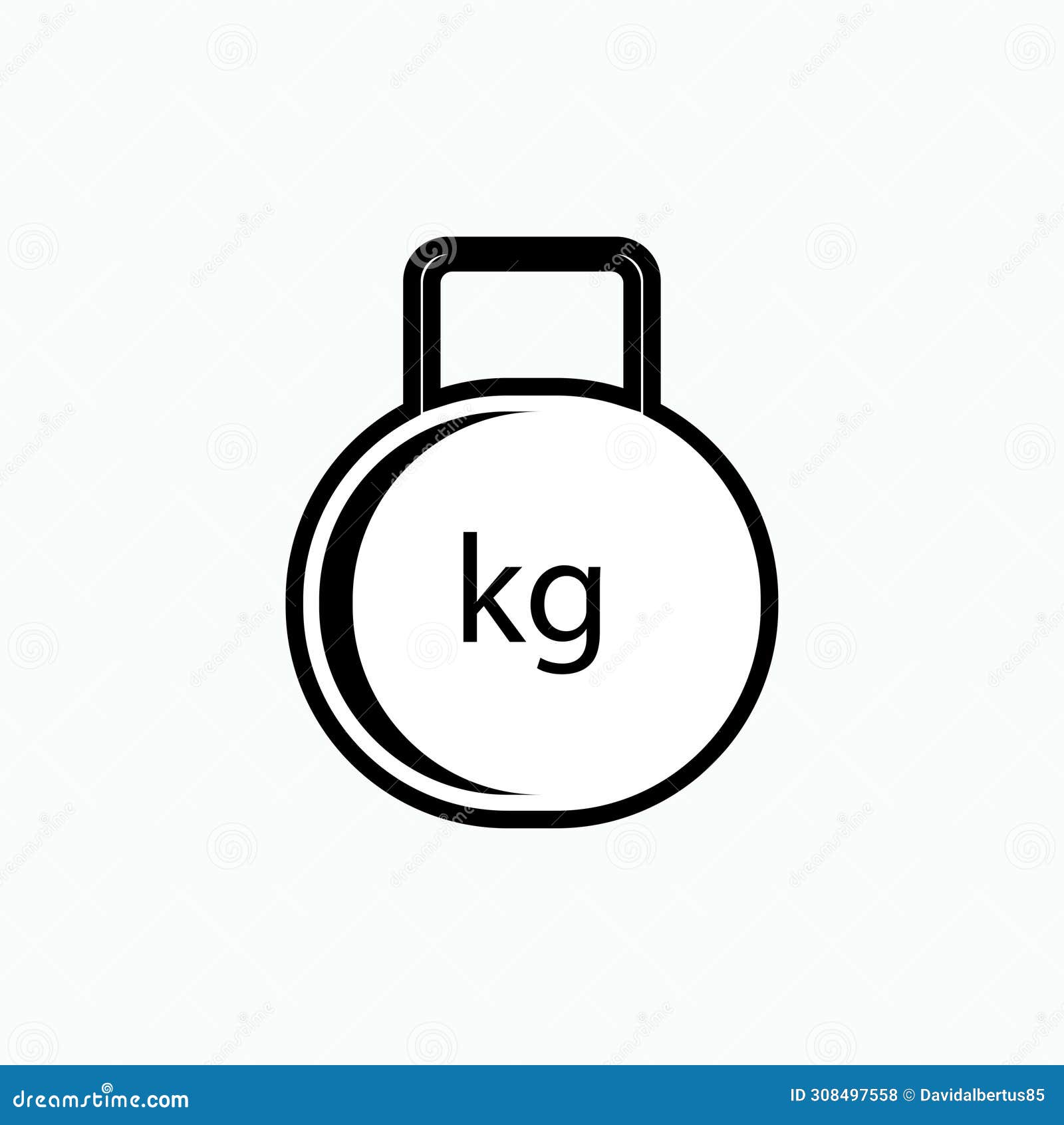 Kettlebells Icon. Fitness or Gym Element Symbol - Vector. Stock Vector - Illustration of ...