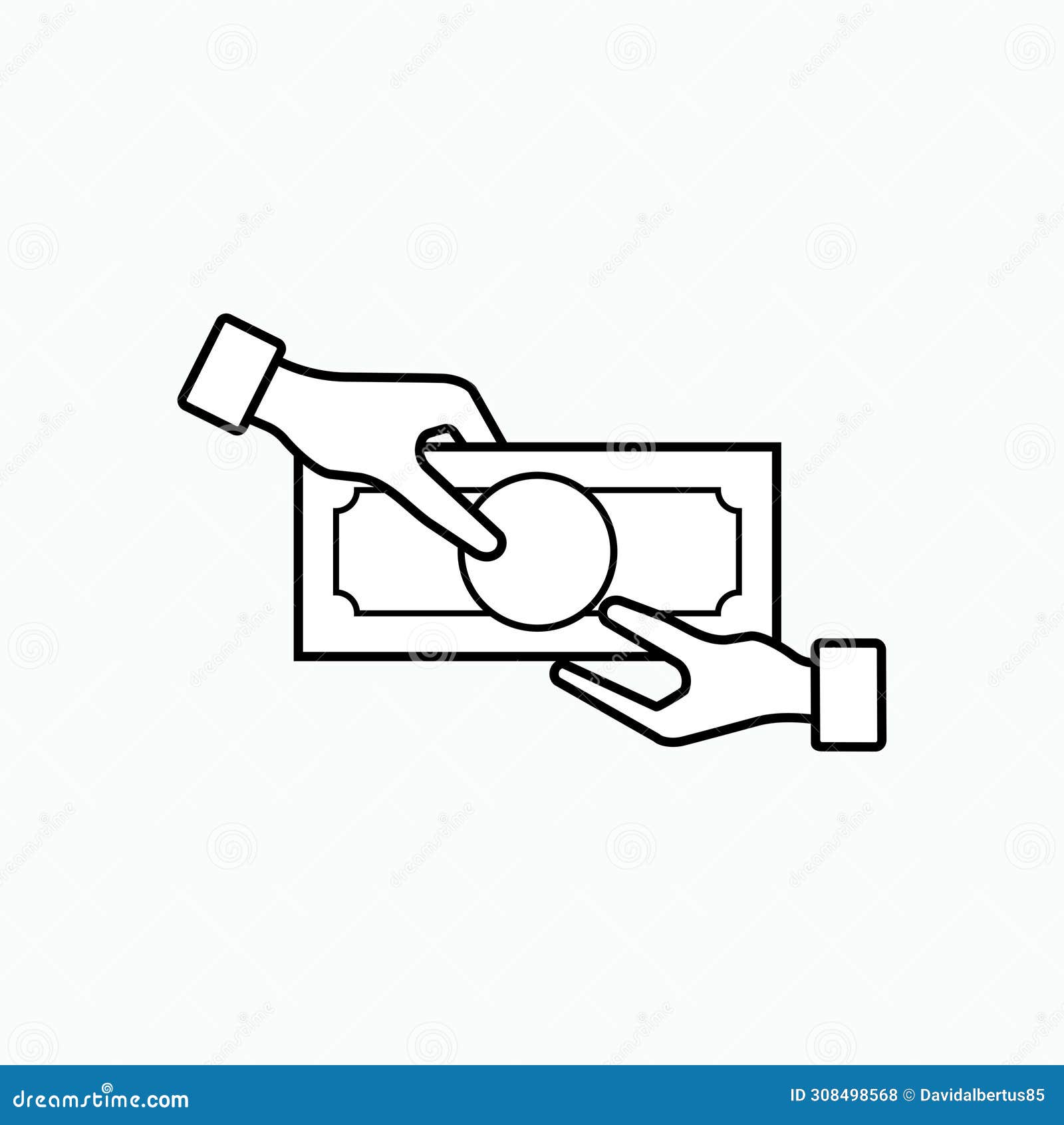Loan Icon. Business, Transaction. Lend Symbol - Vector. Stock ...