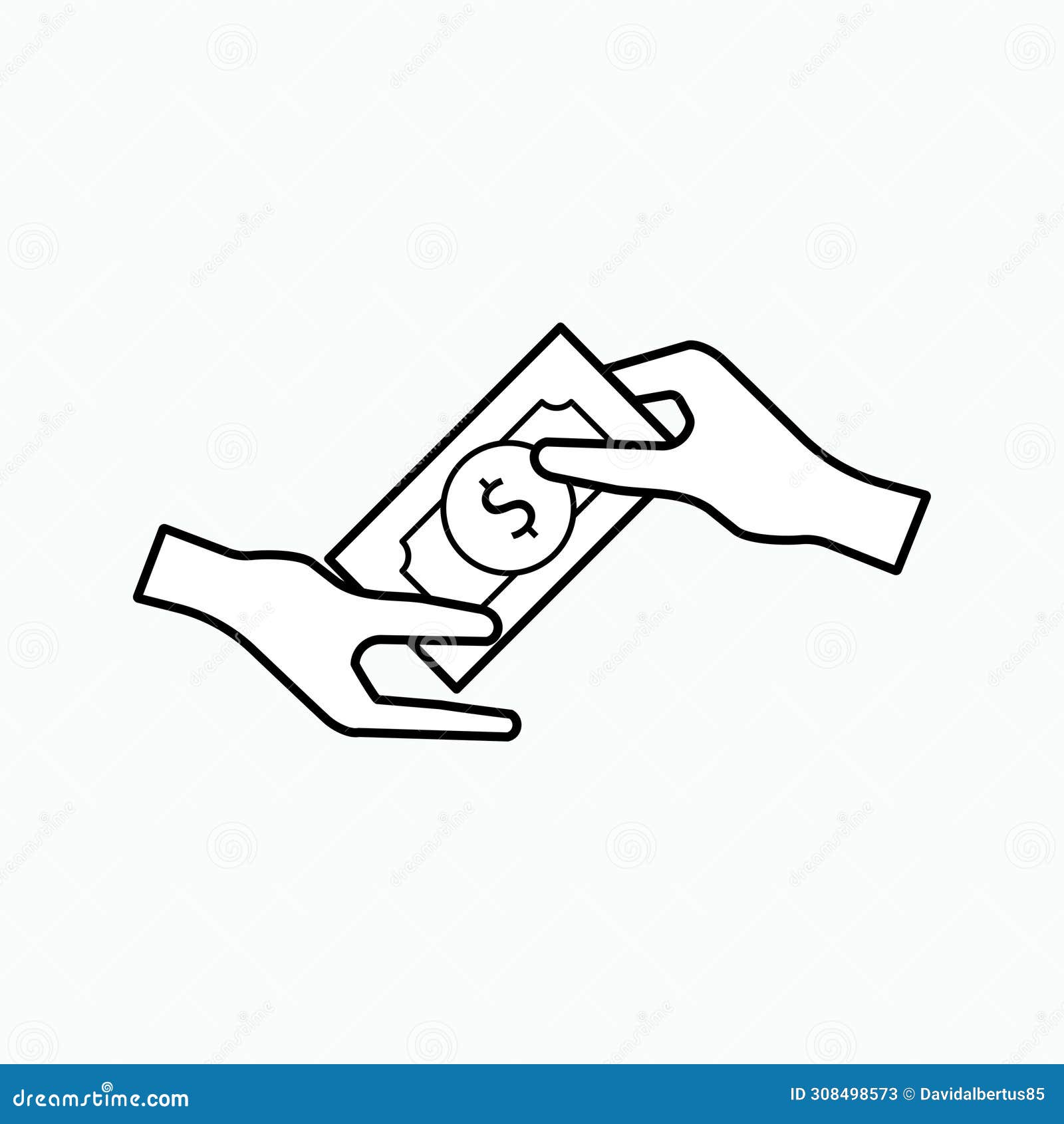 Loan Icon. Business, Transaction. Lend Symbol - Vector. Stock ...