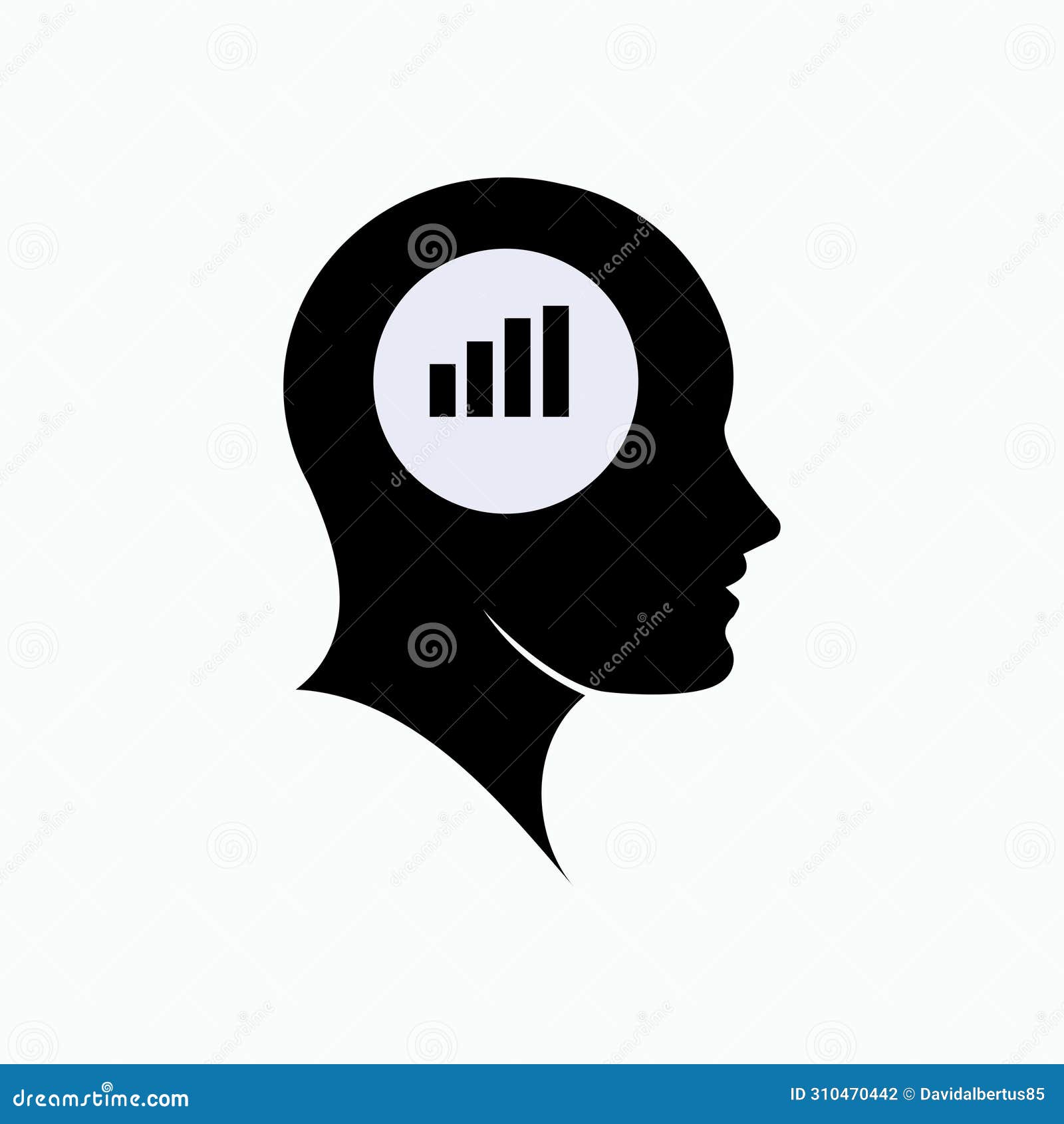 Mental Strength Icon. Superior Cognitive Element, Symbol of Good ...