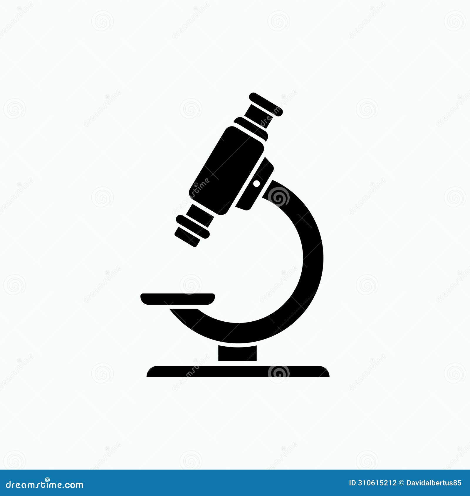 Microscope Icon.Science, Laboratory Element, Scientific Equipment ...