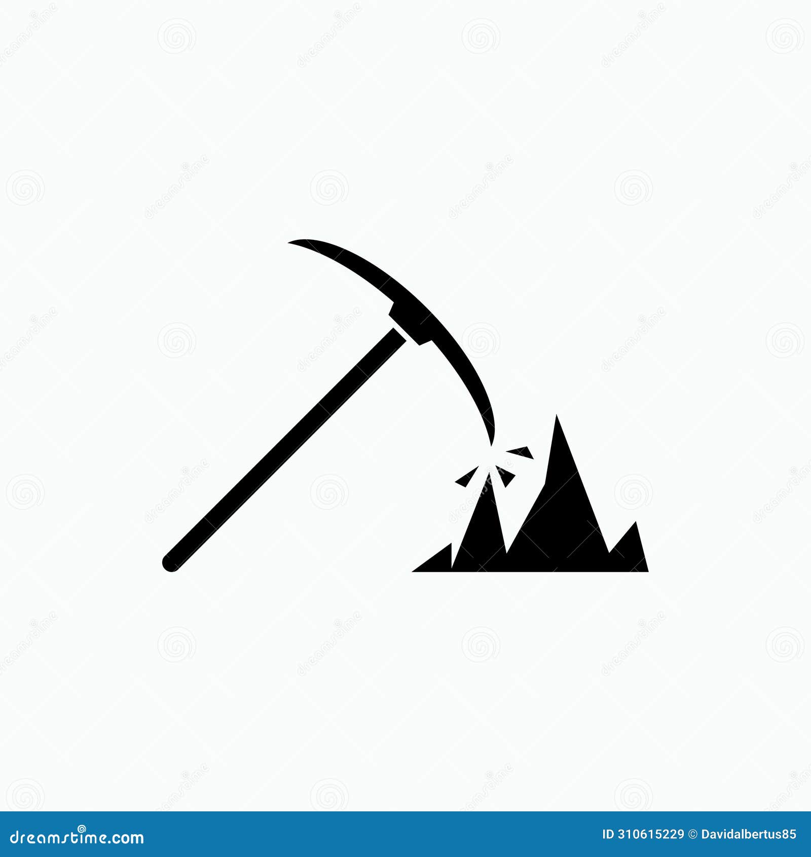 Mining Exploration Icons. Symbol of Mine Natural Resources – Vector ...