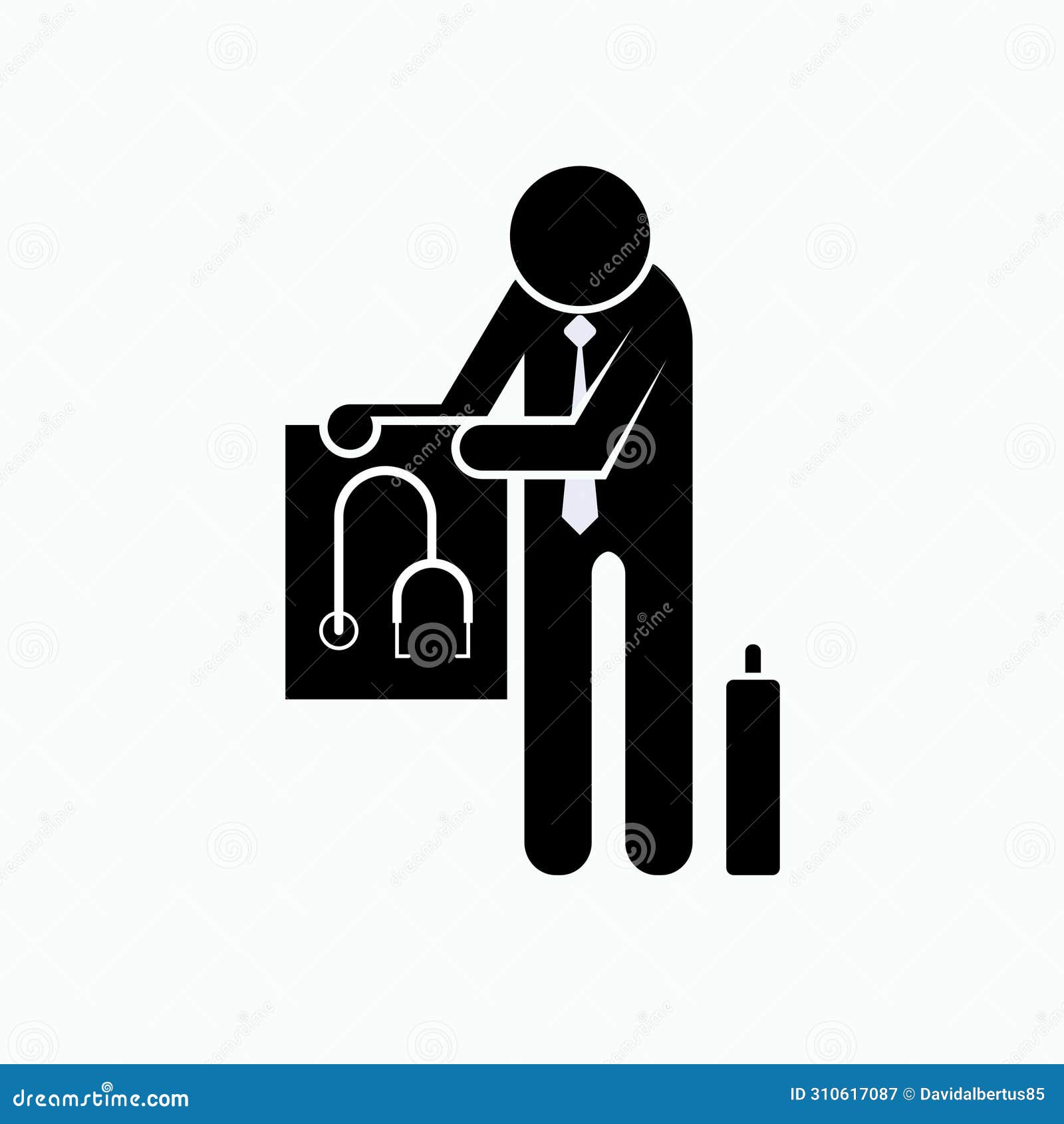 Need Doctor Icon. Paramedic Support Symbol Stock Illustration ...
