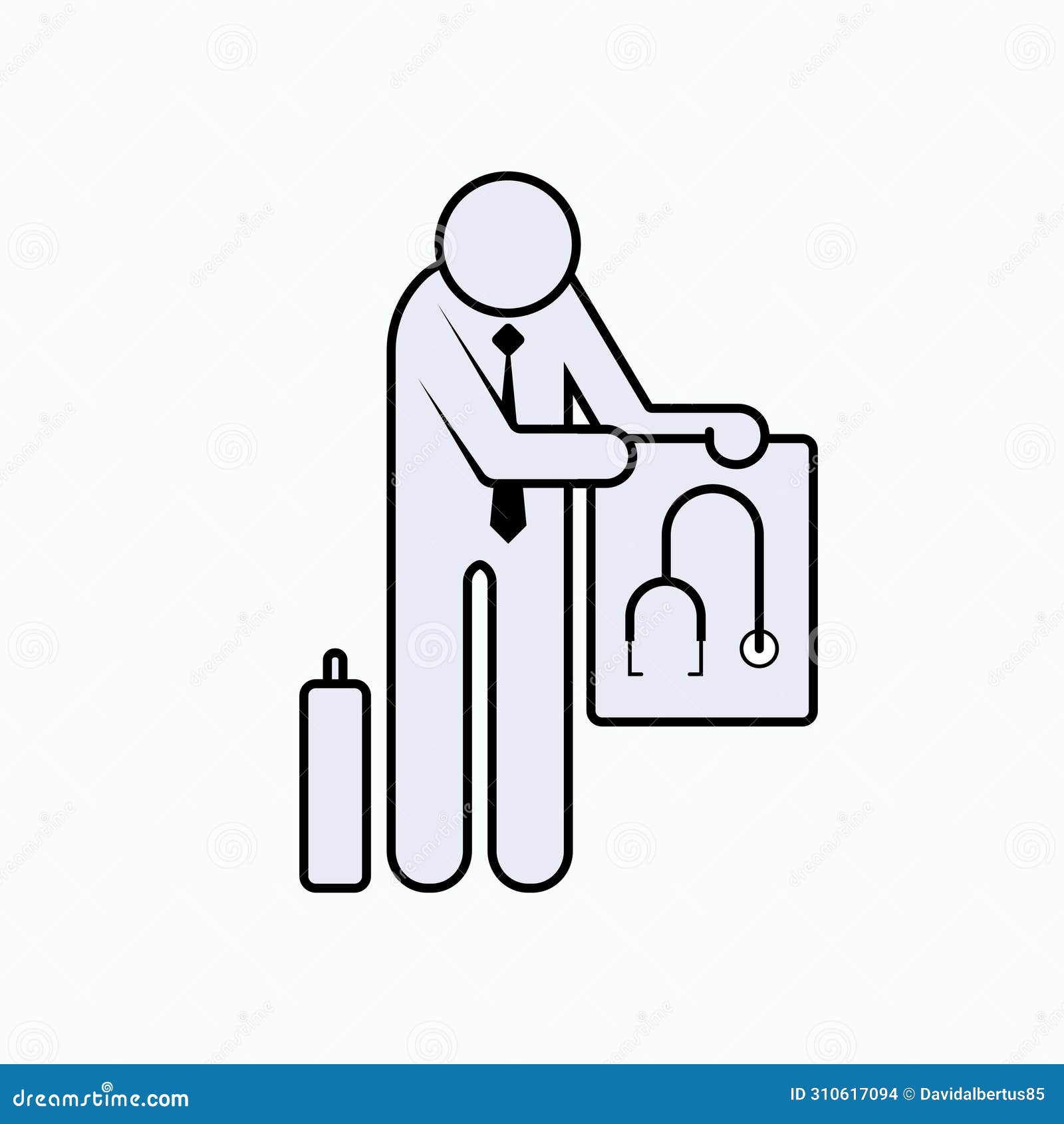 Need Doctor Icon. Paramedic Support Symbol Stock Illustration ...