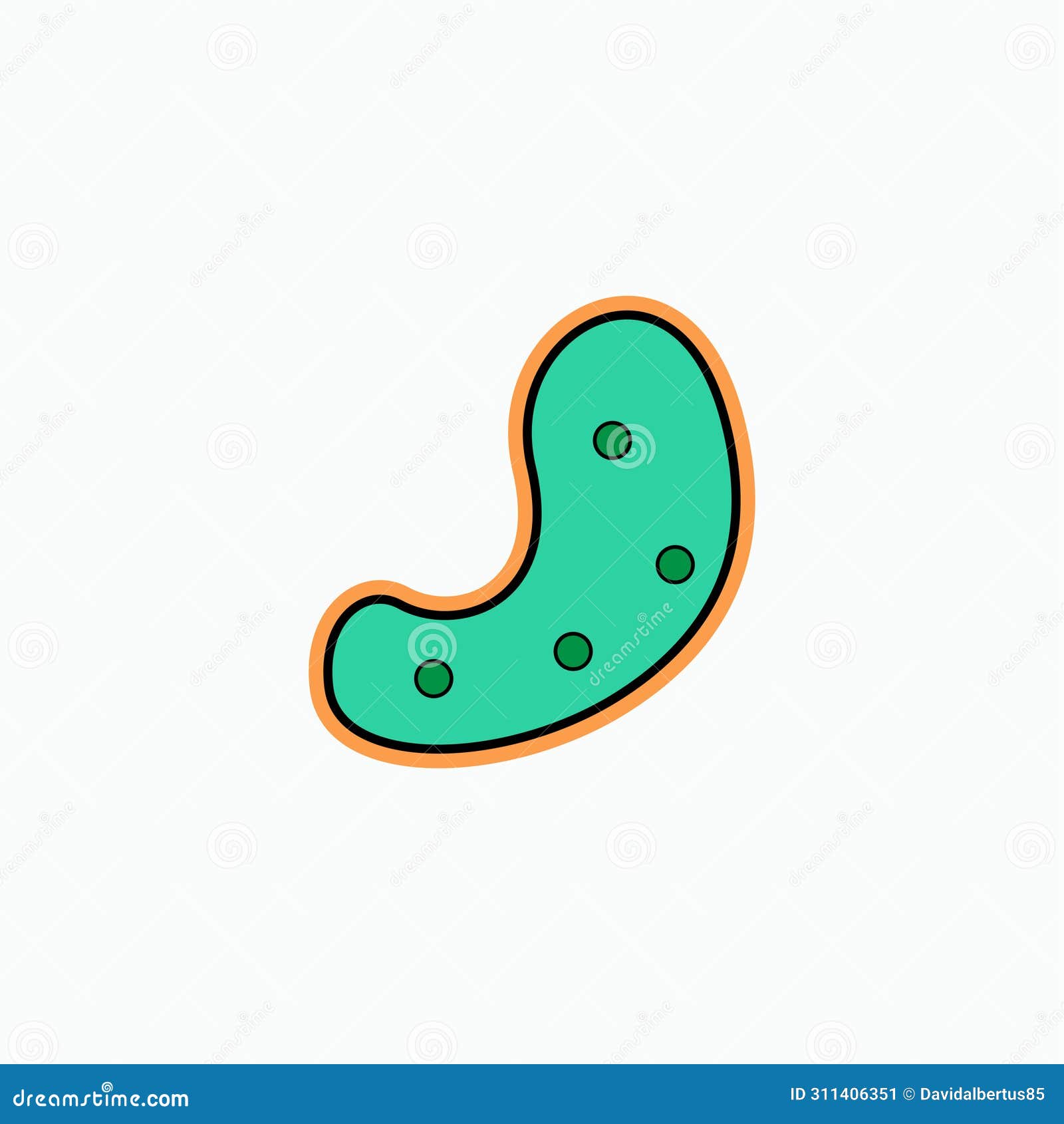 Pathogen Icon. Bacterium, Research Result Symbol. Stock Illustration ...