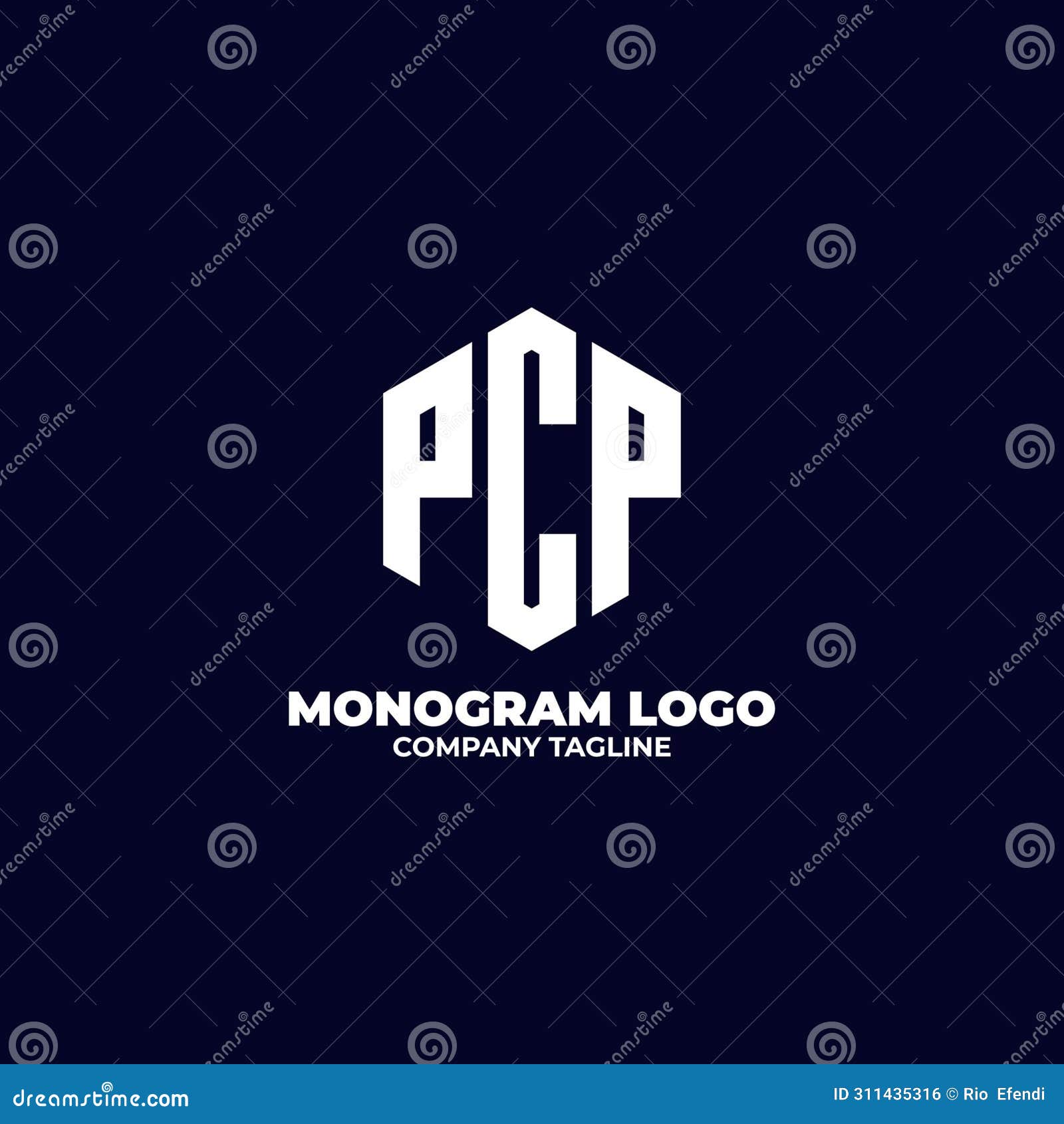 PCP Letter Logo Creative Design with Vector Graphic, Simple and Modern ...