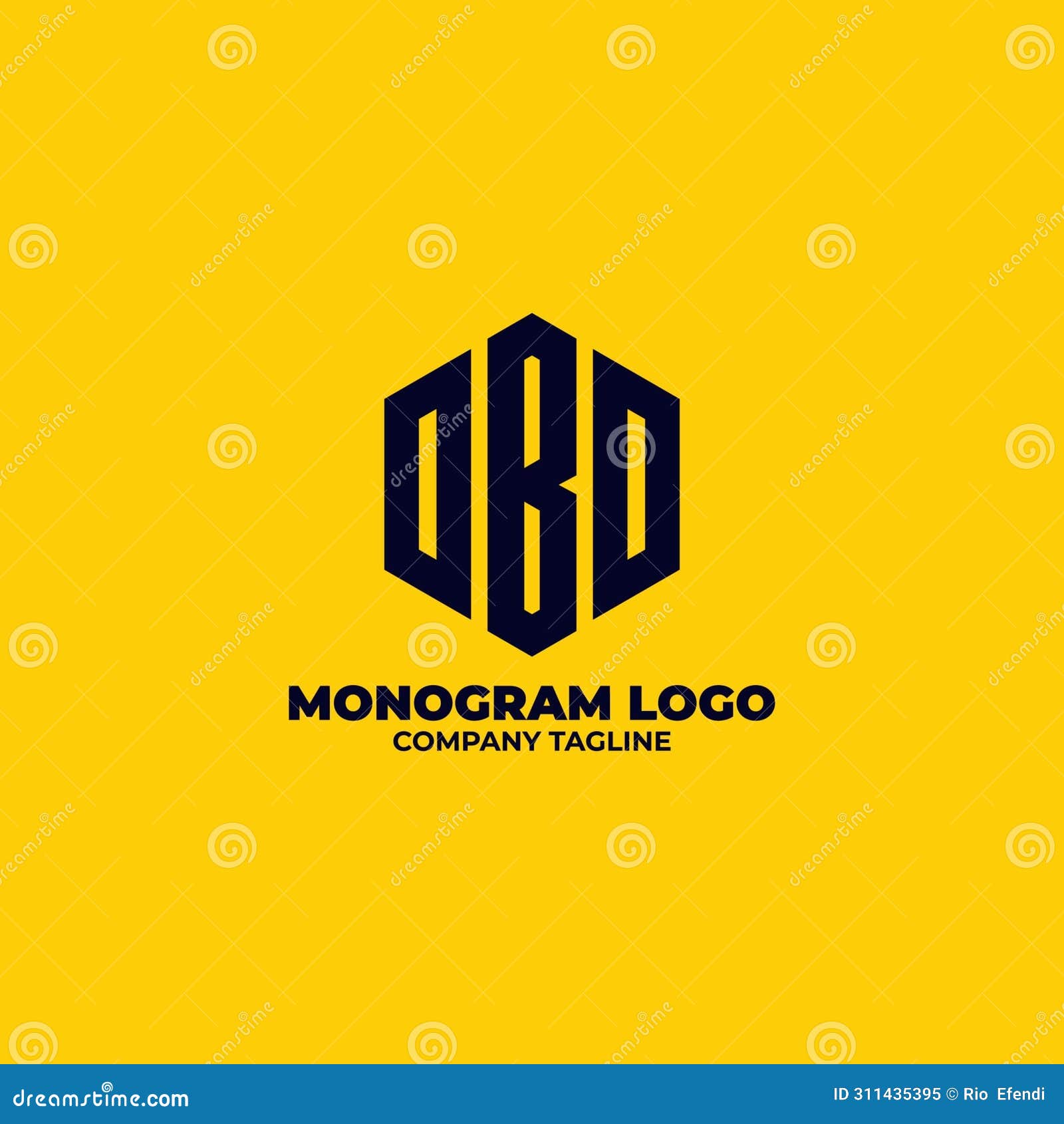 DBD Letter Logo Creative Design with Vector Graphic, Simple and Modern ...