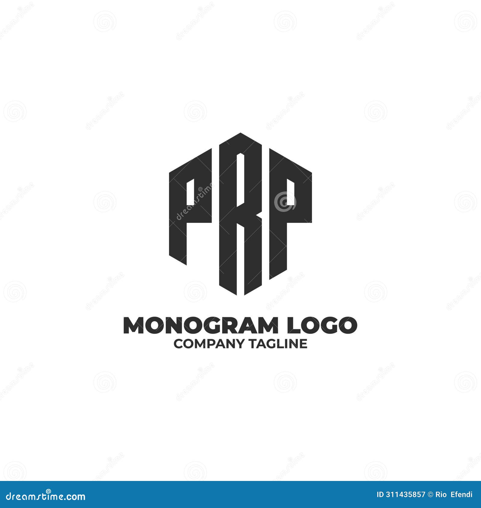 PRP Letter Logo Creative Design with Vector Graphic, Simple and Modern ...