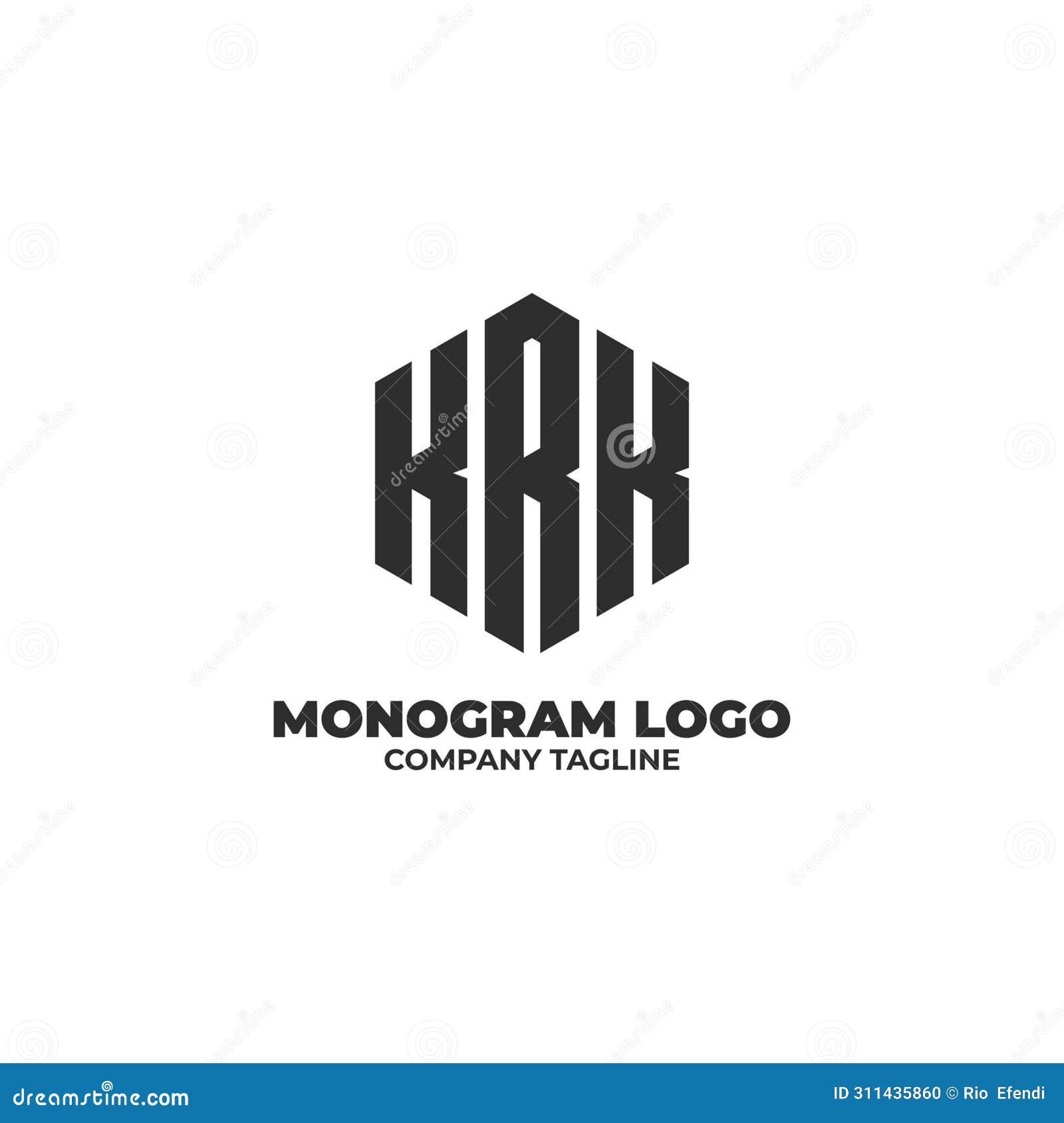 KRK Letter Logo Creative Design with Vector Graphic, Simple and Modern ...