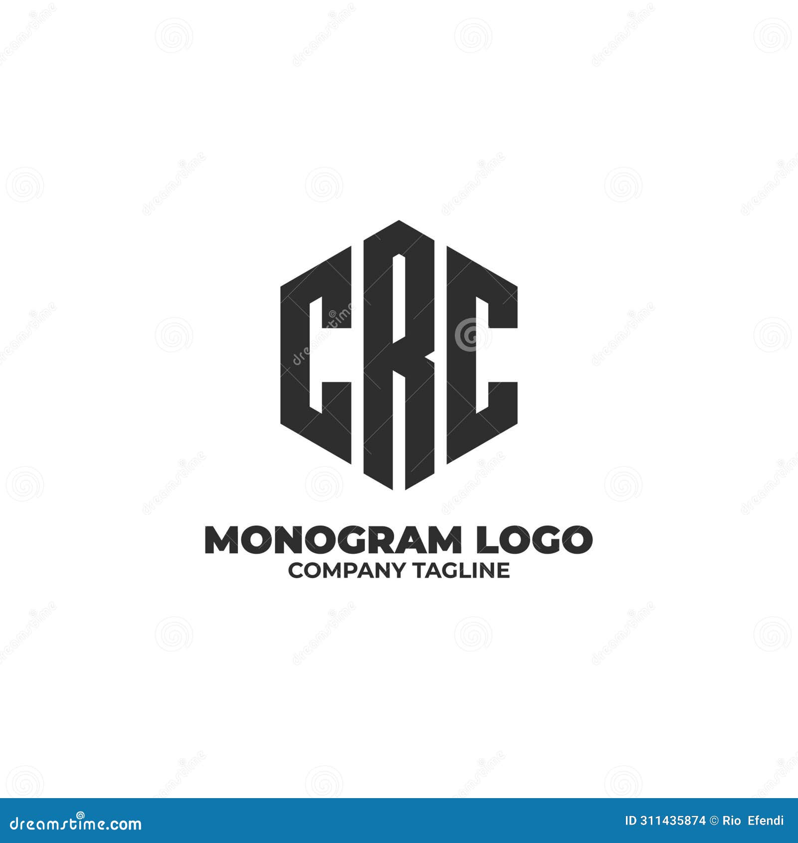 CRC Letter Logo Creative Design with Vector Graphic, Simple and Modern ...