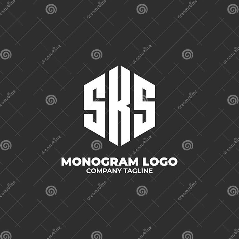 SKS Letter Logo Creative Design with Vector Graphic, Simple and Modern ...