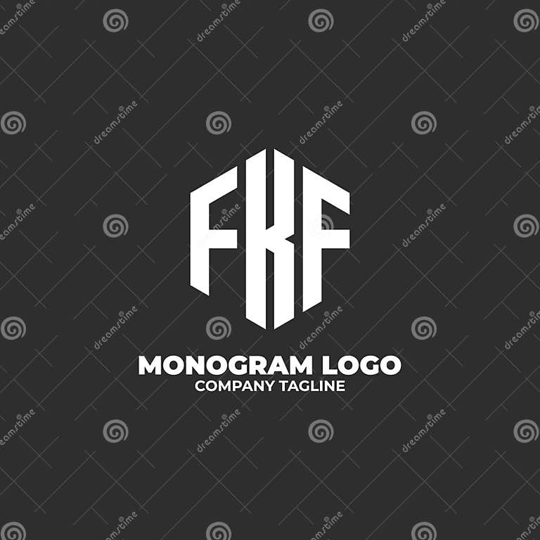 FKF Letter Logo Creative Design with Vector Graphic, Simple and Modern ...