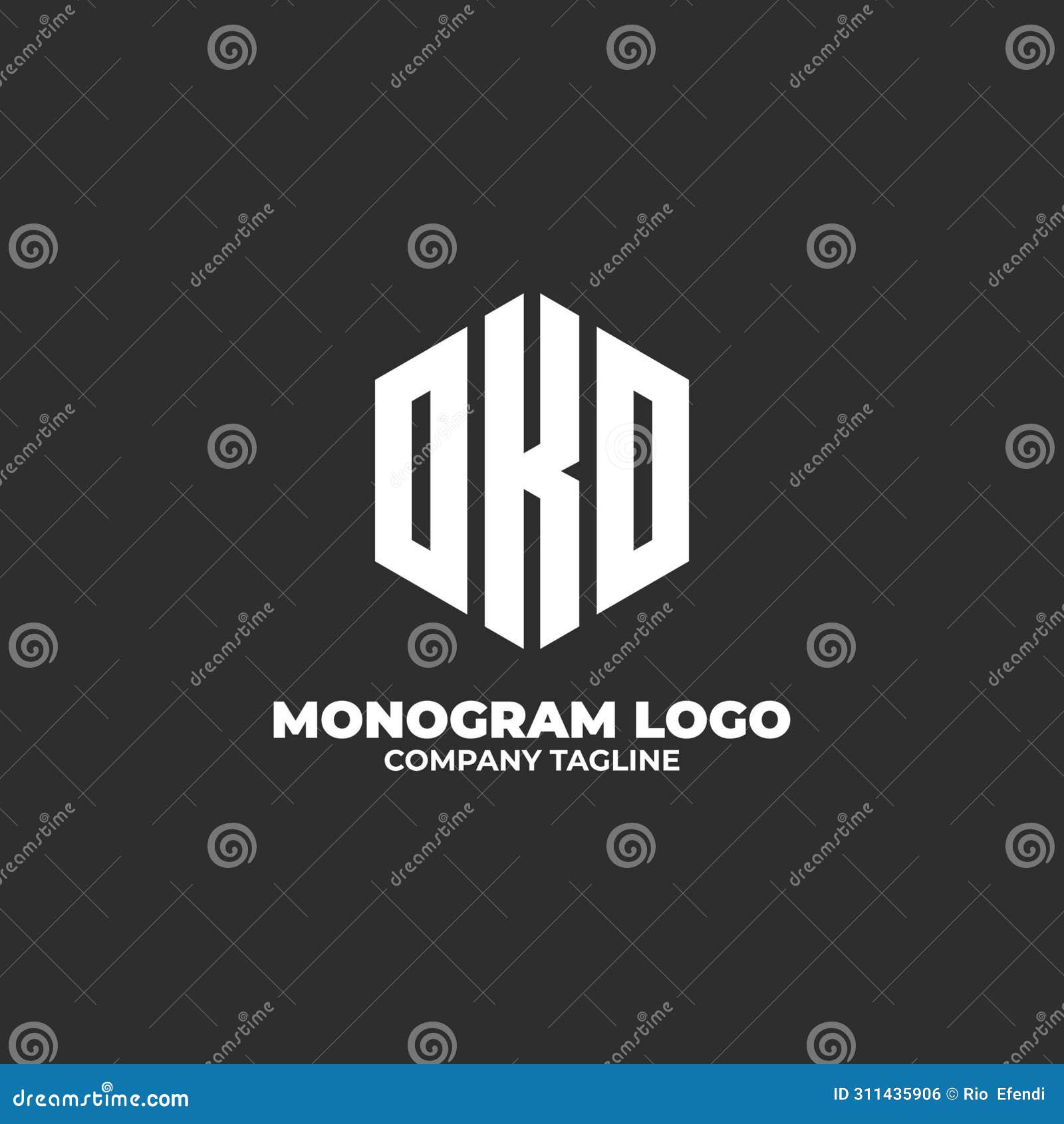 DKD Letter Logo Creative Design with Vector Graphic, Simple and Modern ...