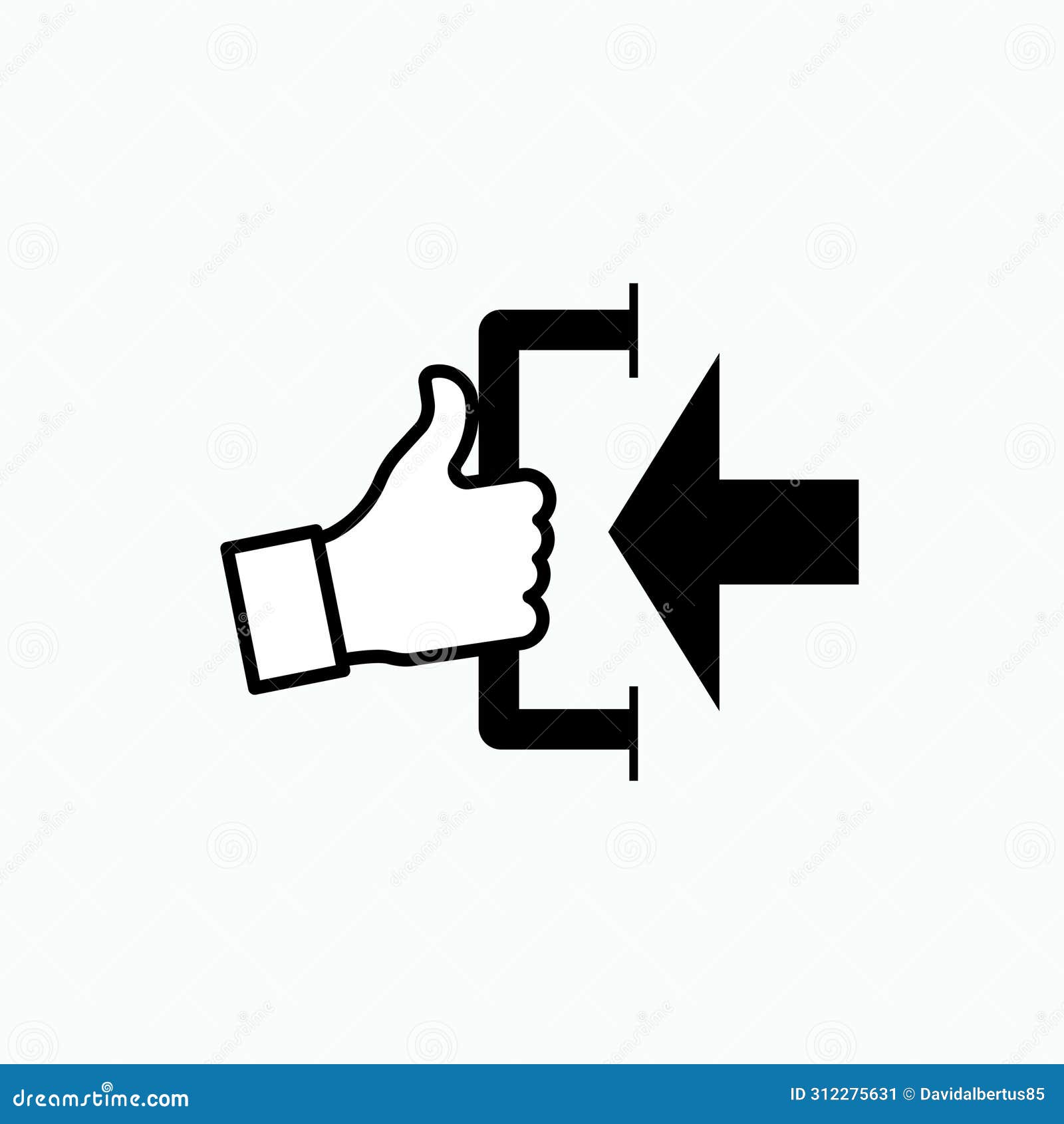 Pull Door Icon. Opening Symbol – Vector. Stock Illustration ...