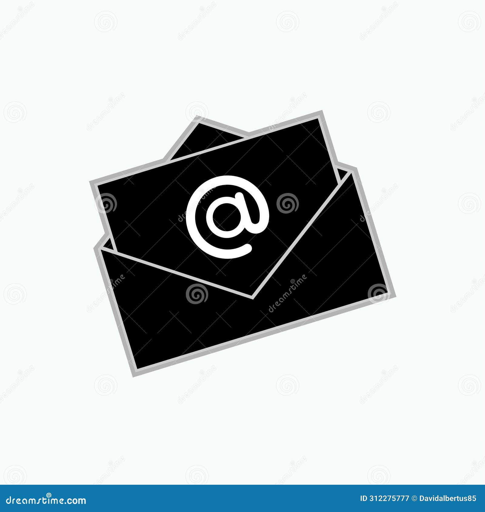 Read Message Icon. Communication Apps Element Symbol Stock Illustration ...