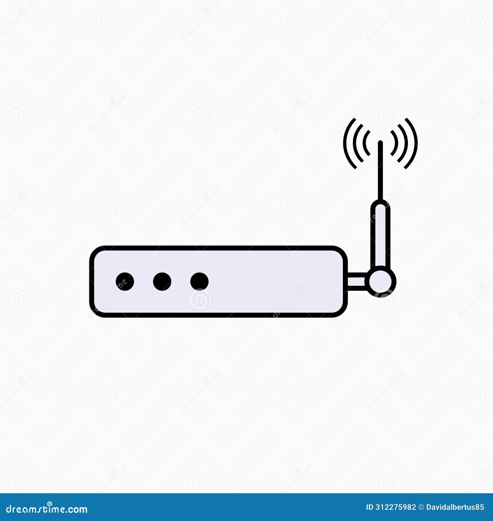 Router Icon. Wireless Device. Internet Connection Symbol. Stock ...