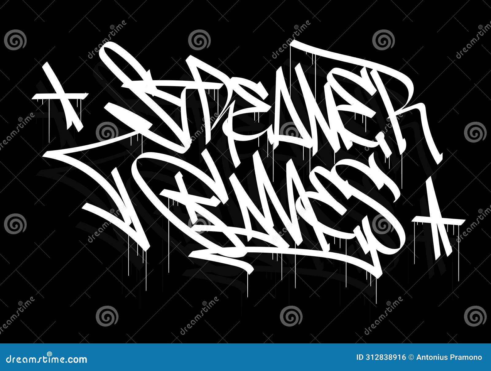 STREAMER GAMES Word Graffiti Tag Style Stock Vector - Illustration of ...