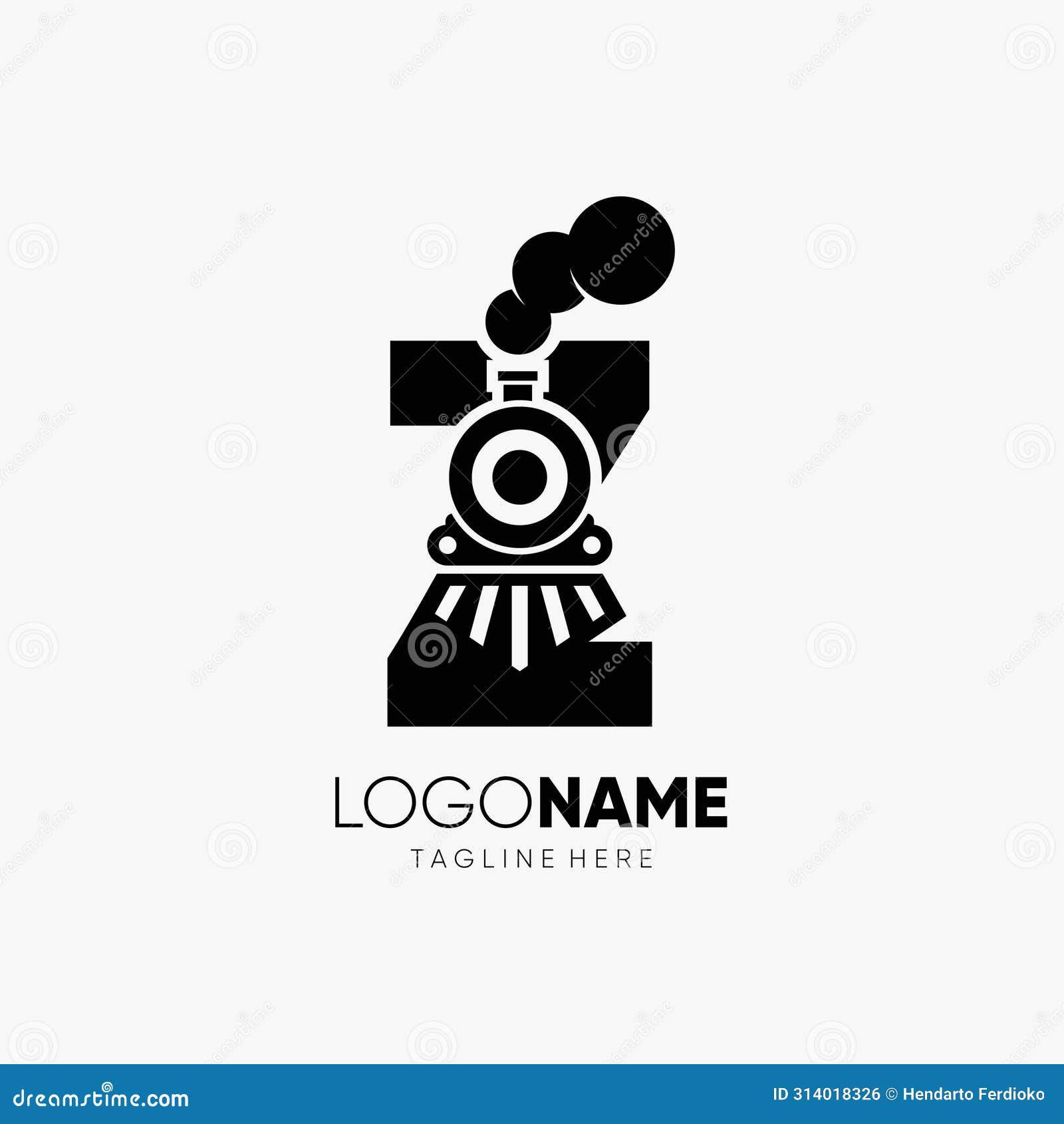 Letter Z Train Locomotive Transport Logo Design Vector Icon Graphic ...