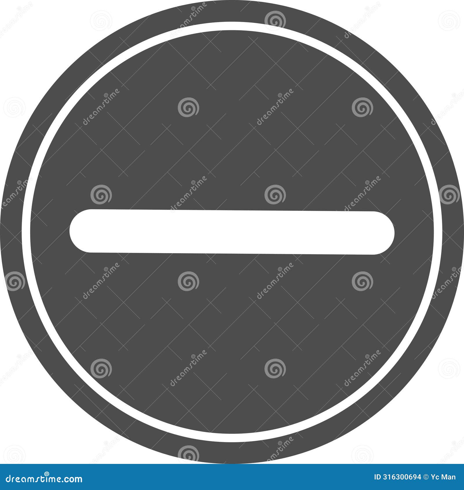 Brown Do Not Disturb Icon, Vector Illustration. Stock Vector ...