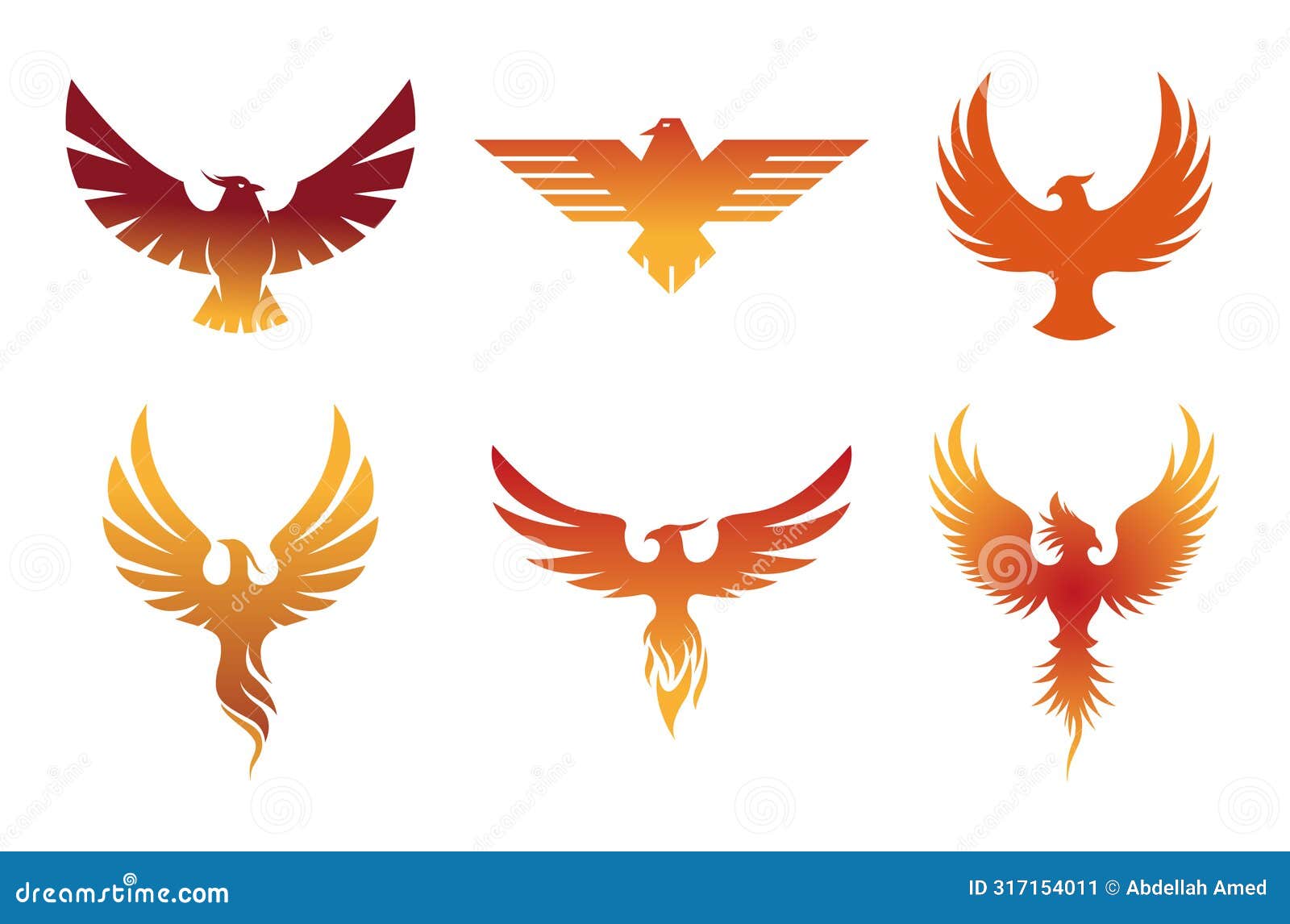 Pheonix Vector Illustration For Doodle Art And Coloring Book On White ...
