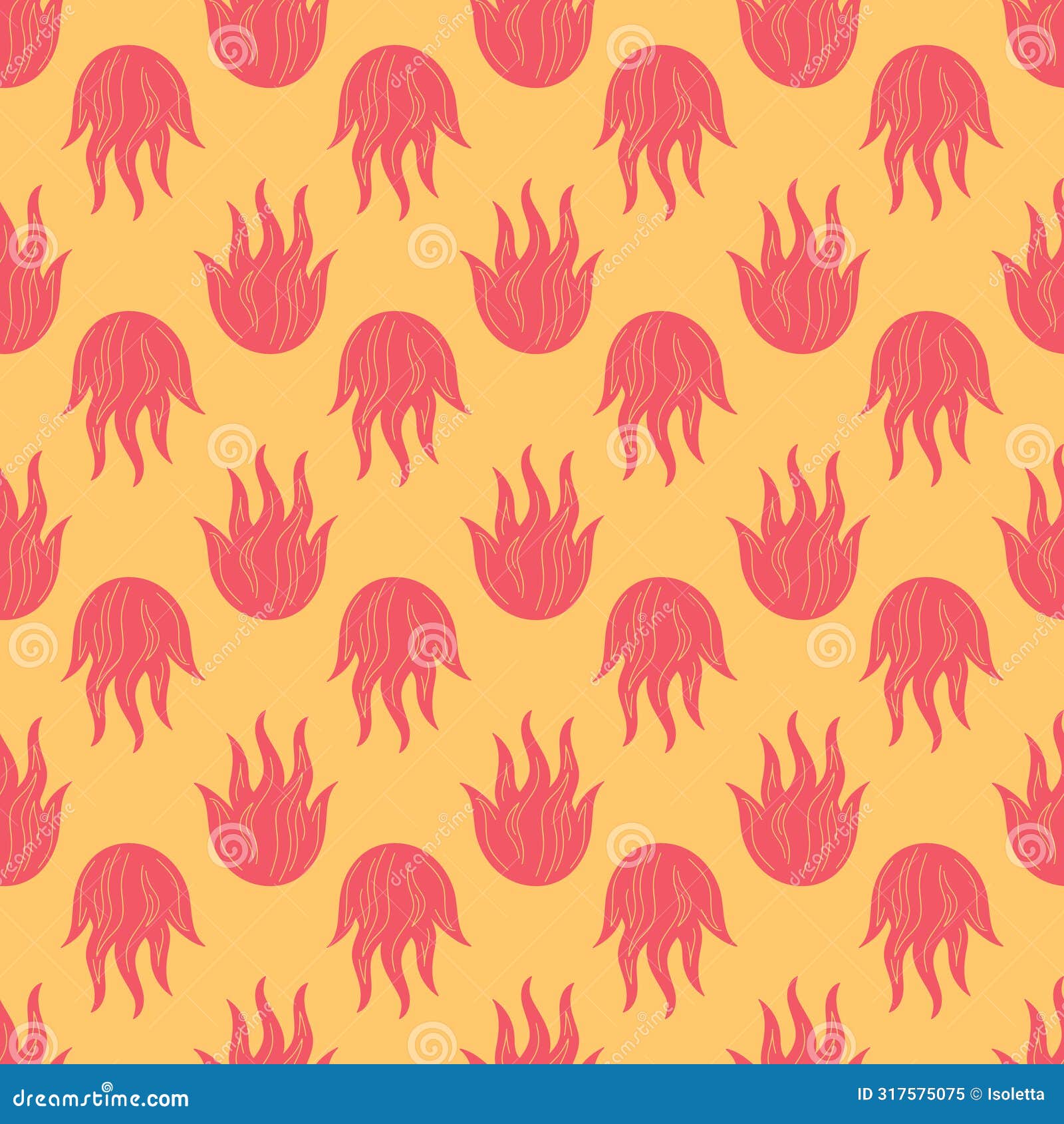 Seamless Background with Hand Drawn Elements. Vector Texture Stock ...