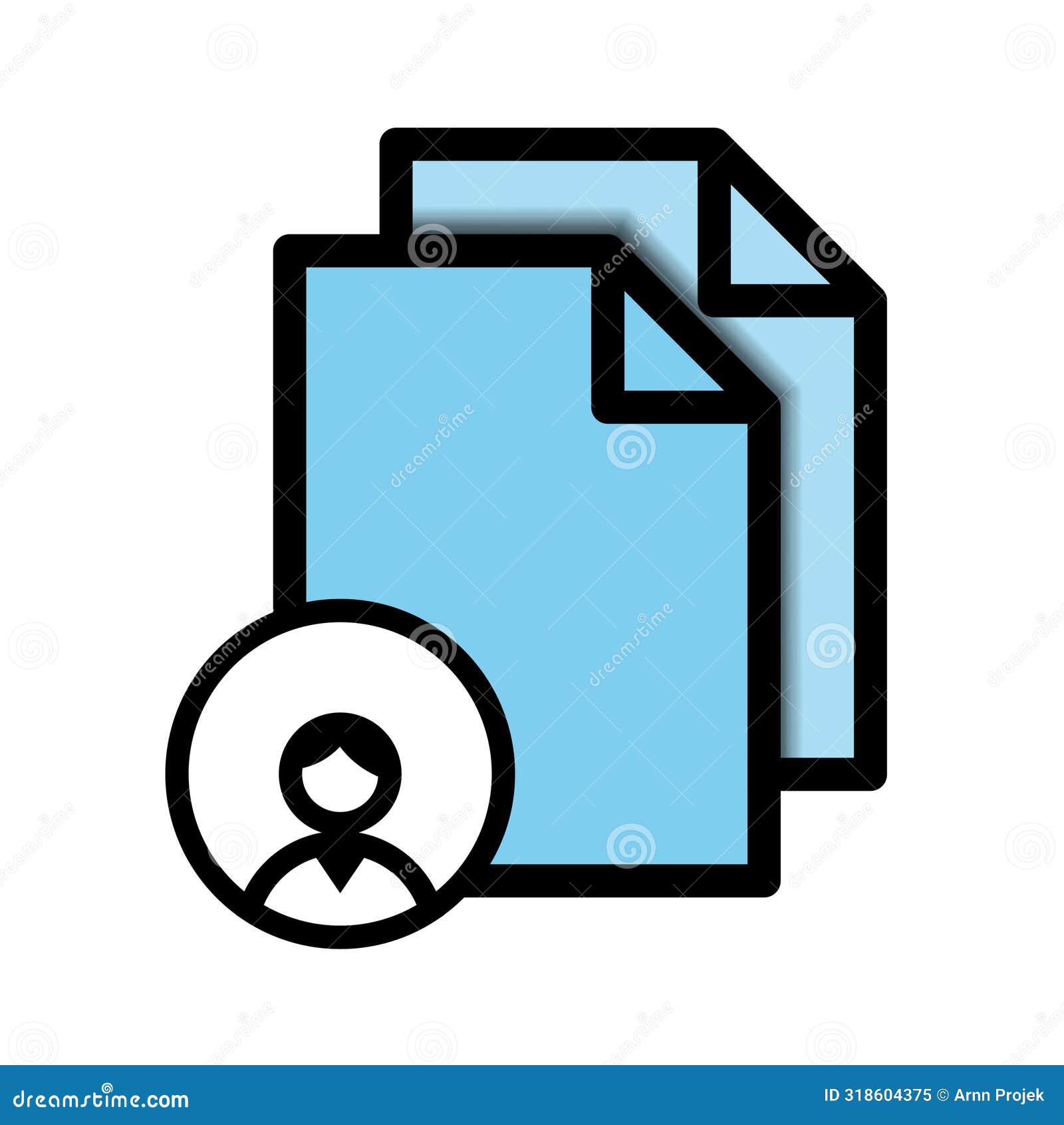 Profile File Clipart With Woman Royalty-Free Stock Photography ...