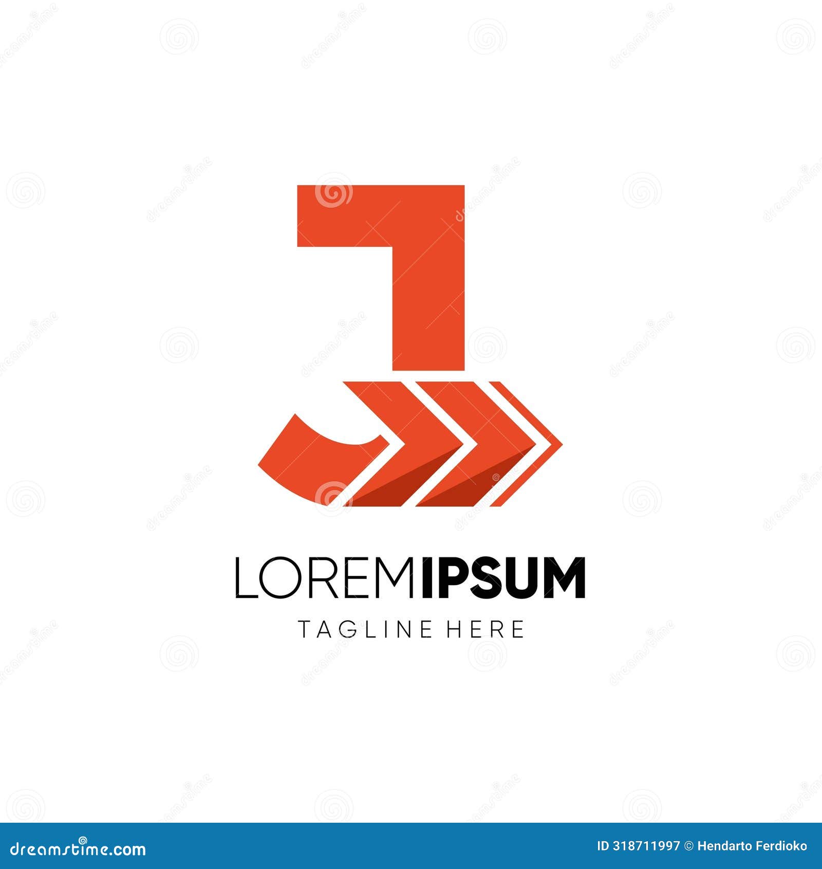 Letter J Forward Arrow Logo Design Vector Icon Graphic Symbol Emblem ...