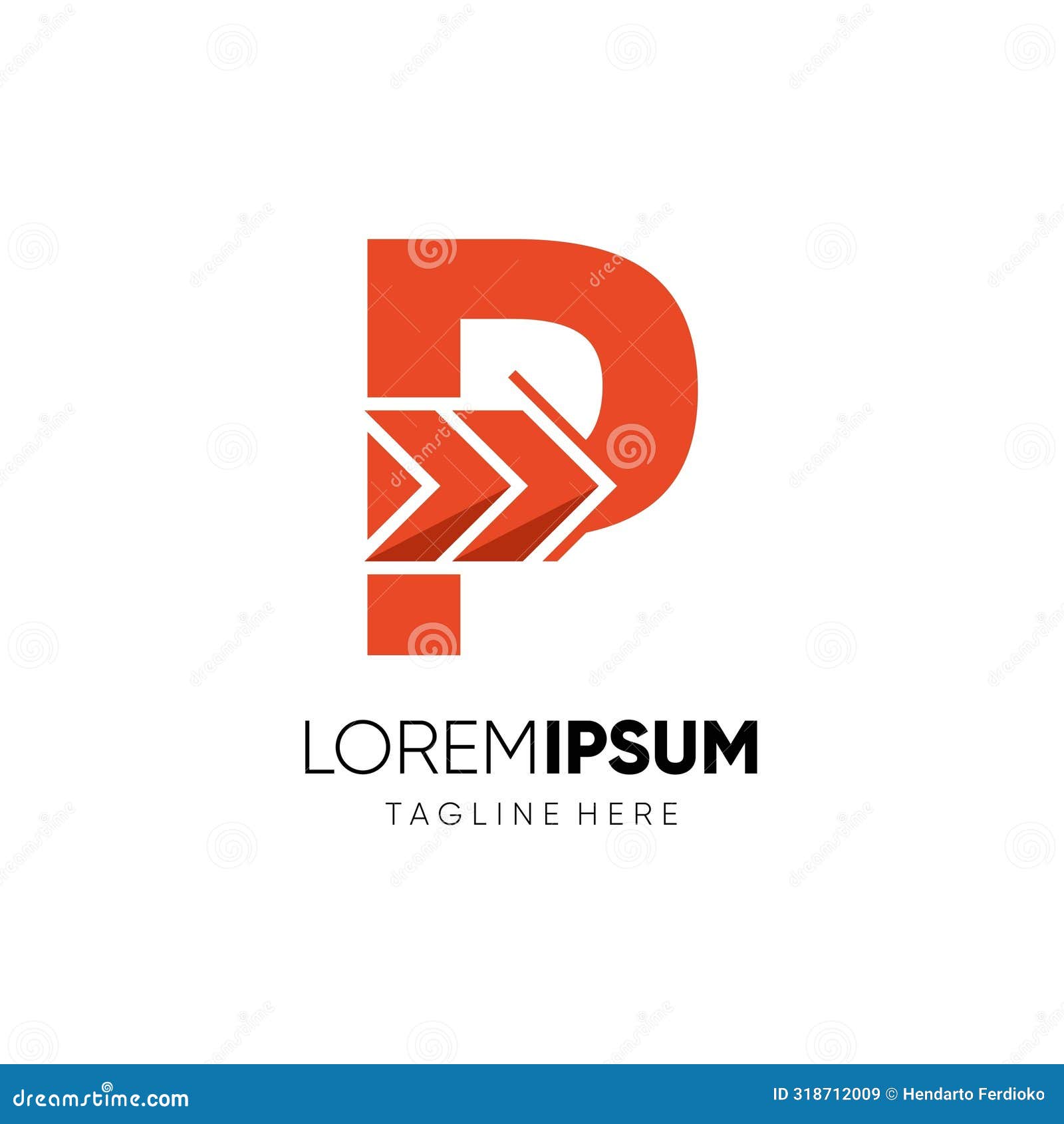 Letter P Forward Arrow Logo Design Vector Icon Graphic Symbol Emblem ...